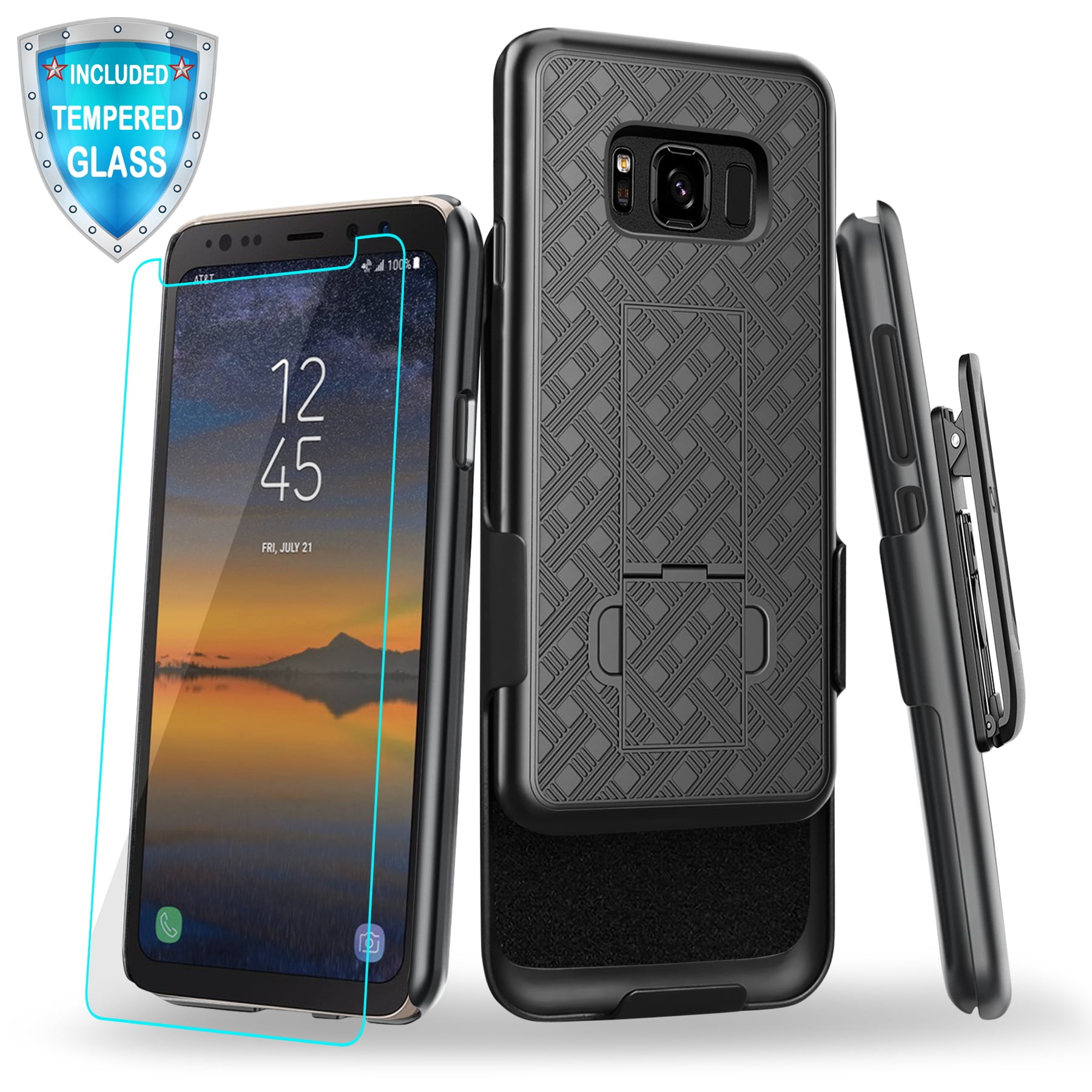Galaxy S8 Active Case, Cellularvilla (Ultra Thin) Heavy Duty Armor Hard ...