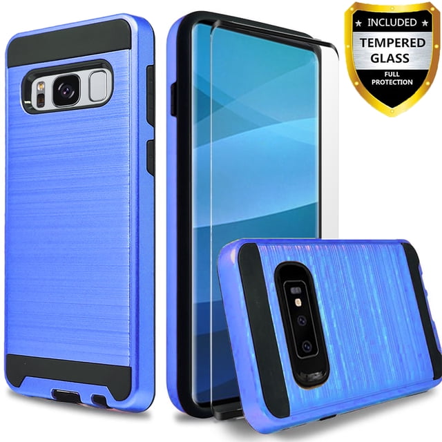 Galaxy S8 Case, 2-Piece Style Hybrid Shockproof Hard Case Cover Hybird ...