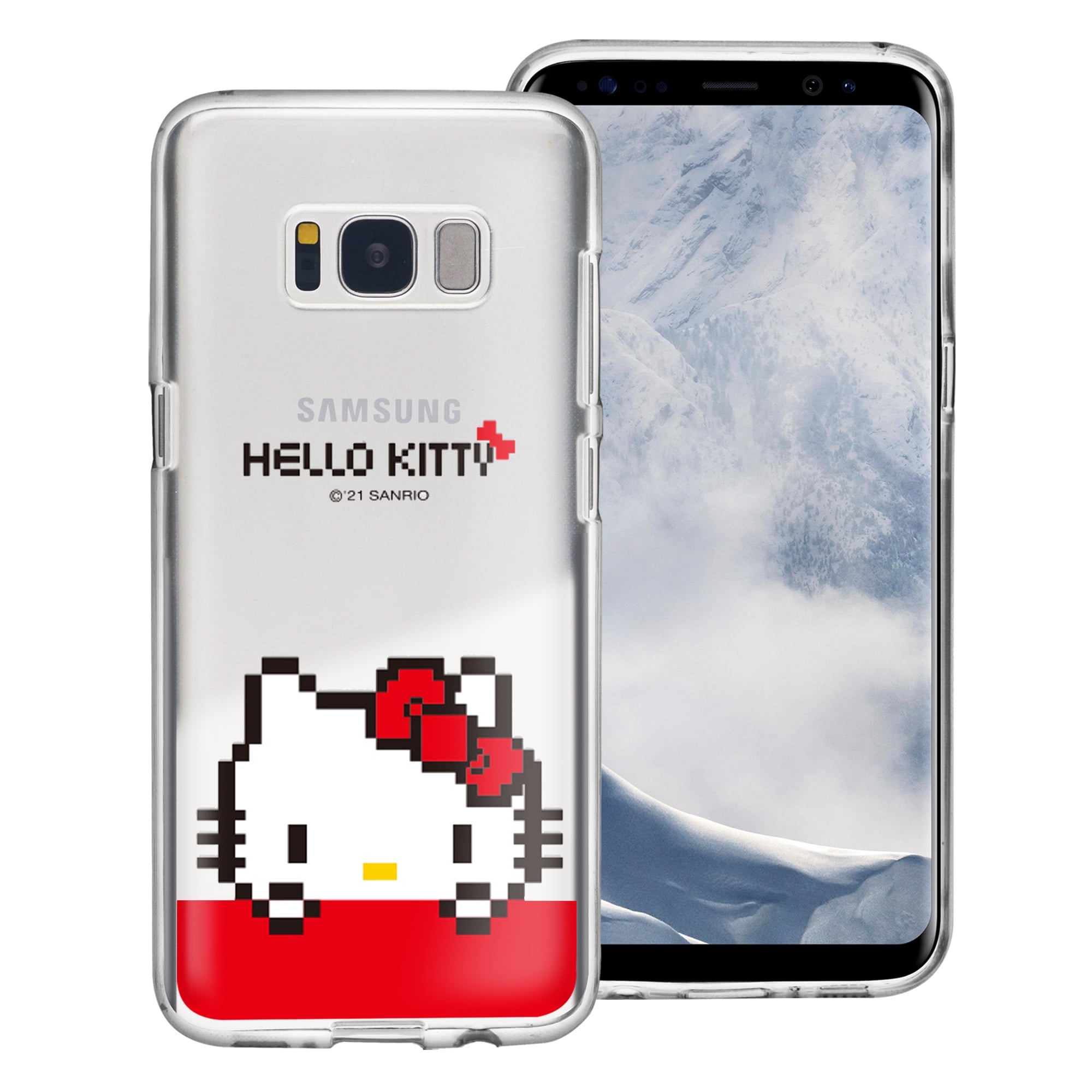 Galaxy S8 Case (5.8inch) Sanrio Cute Clear Soft Jelly Cover - Pixel ...