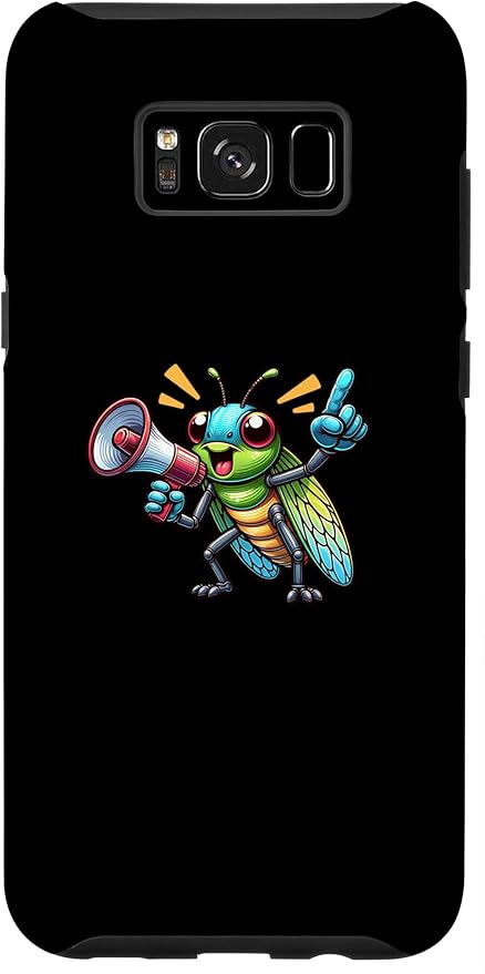 Galaxy S8+ Robotic Grasshopper With Megaphone, Colorful And Playful Toy ...