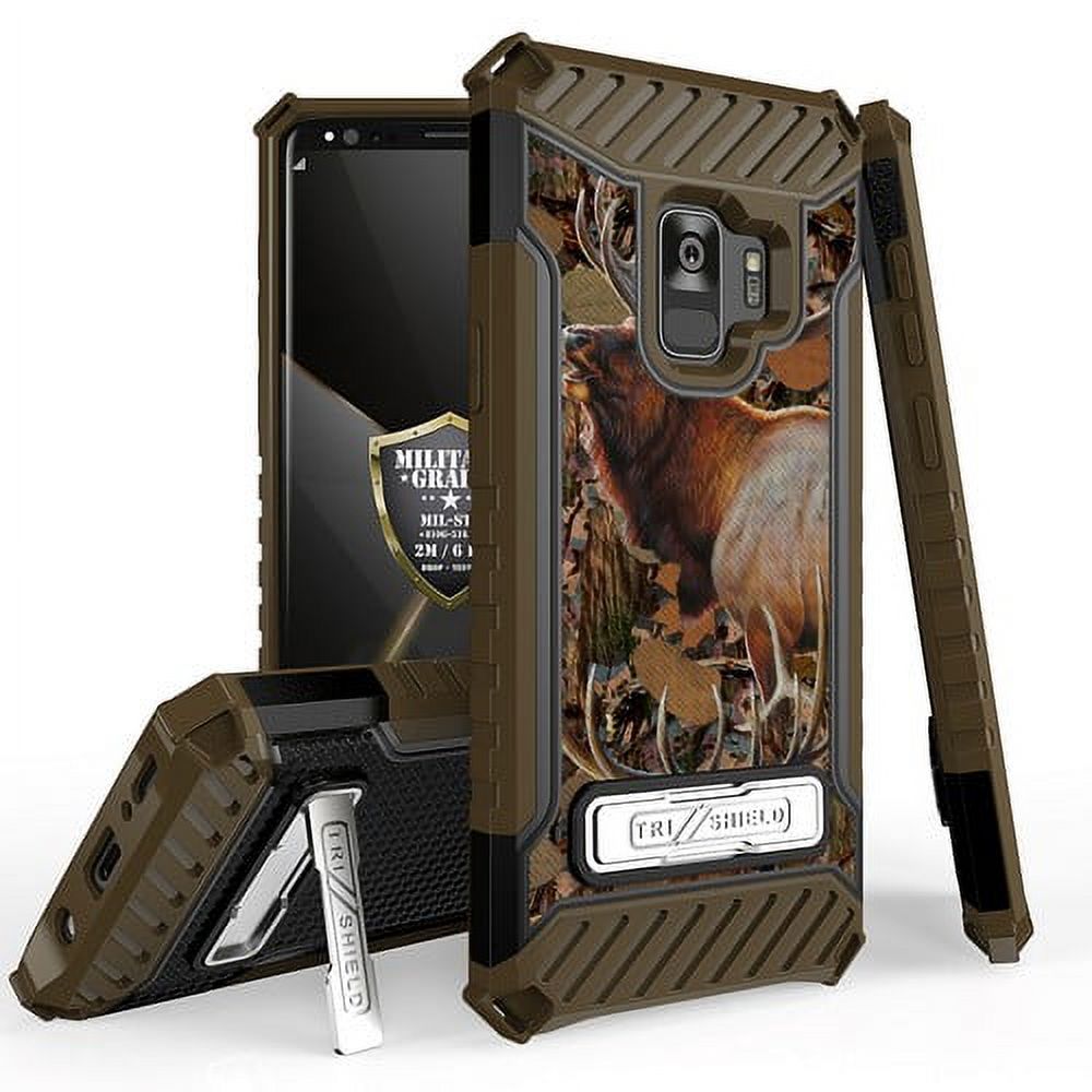 Galaxy S9 Case, Trishield Durable Shockproof High Impact Rugged Armor ...