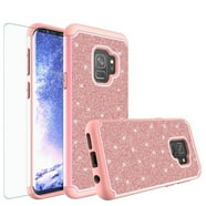 Glitter Cute Ring Stand Phone Case for Samsung Galaxy S9 Case, Bling ...