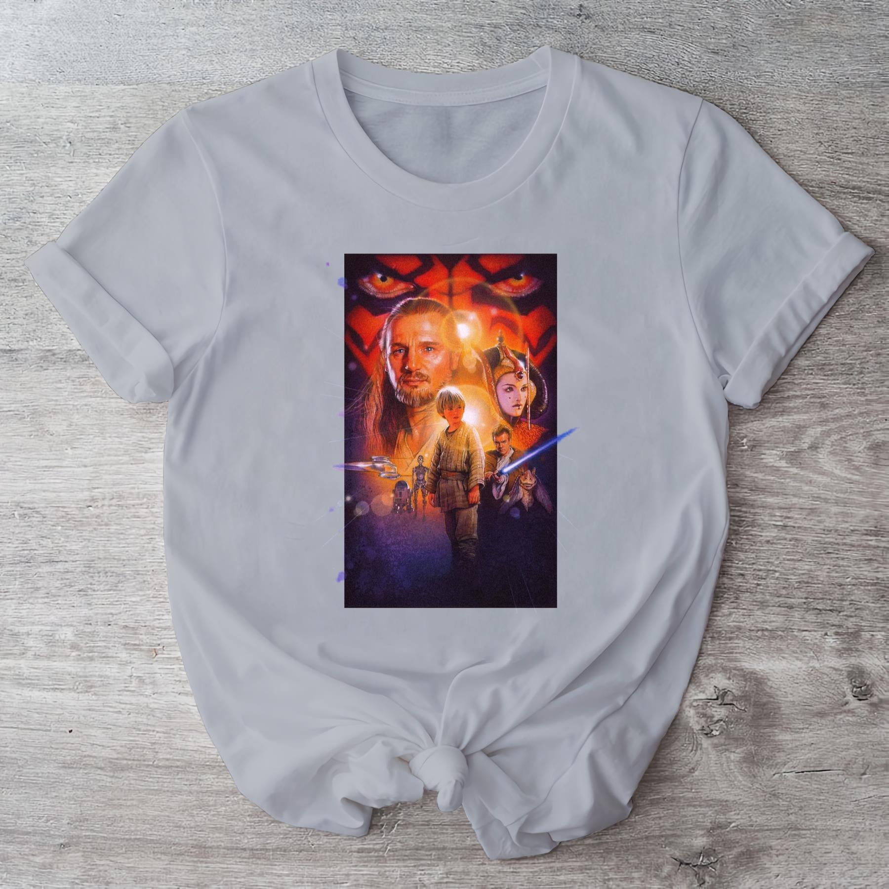 Galaxy Saga Phantom Era Shirt, Sci-Fi Battle Poster Graphic Tee, Retro Space Adventure Fan Look ...