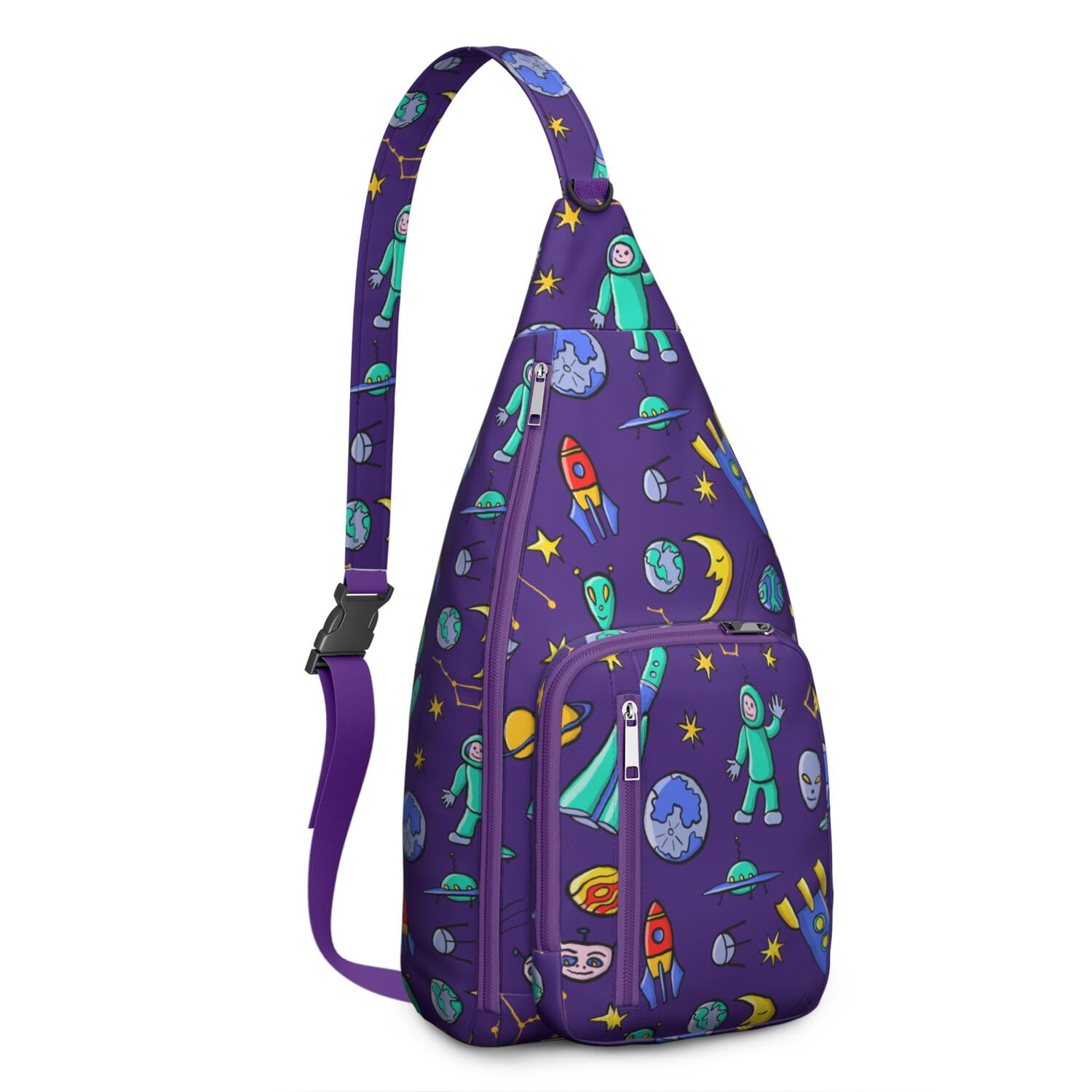 Galaxy Sling Backpack for Space Lovers – Celestial Crossbody Bag with ...