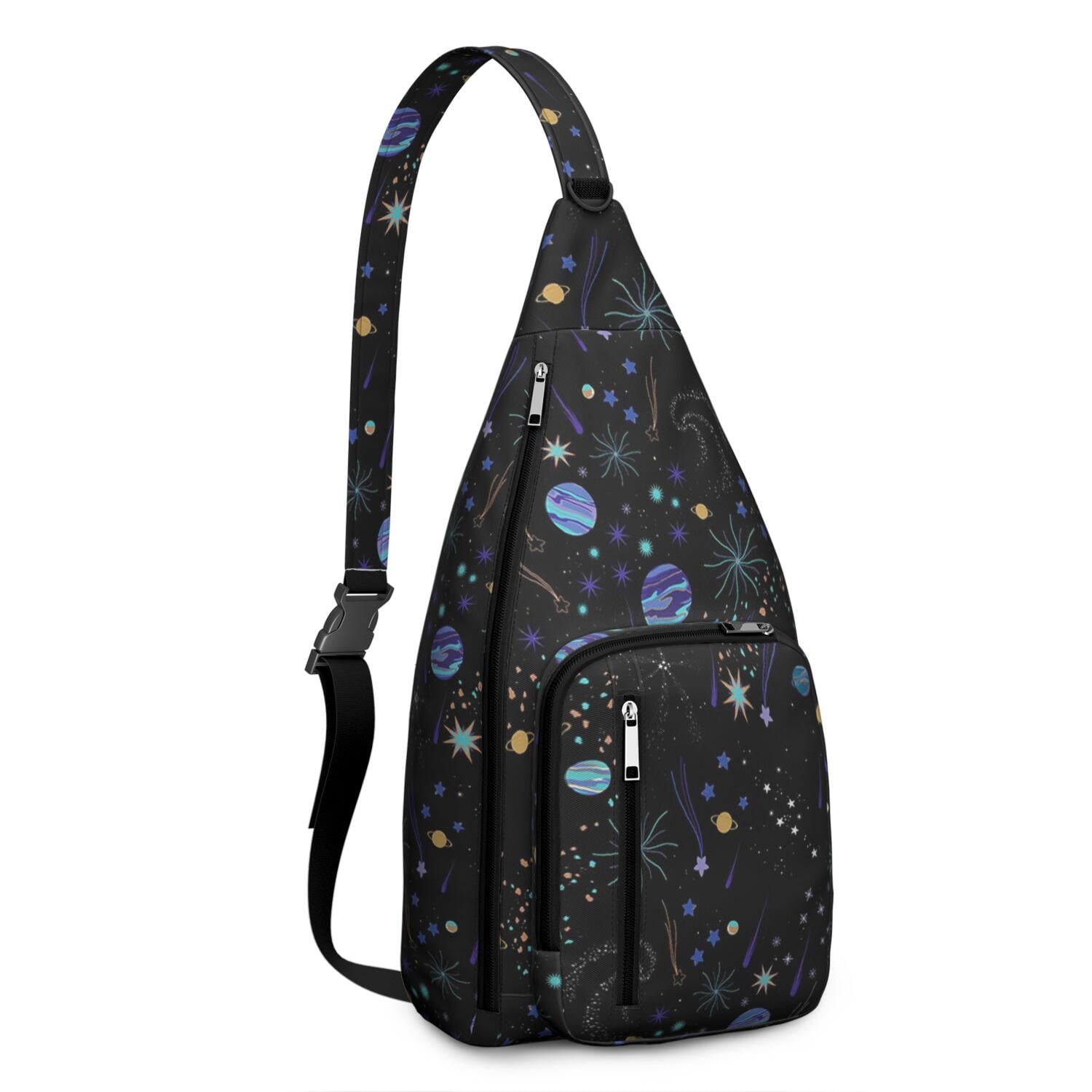 Galaxy Sling Backpack for Space Lovers – Celestial Crossbody Bag with ...
