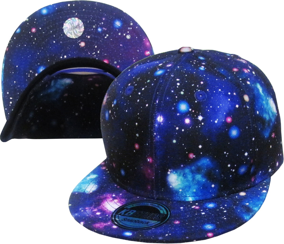 Galaxy Snapback Baseball Cap Space Hat Adjustable - Walmart.com