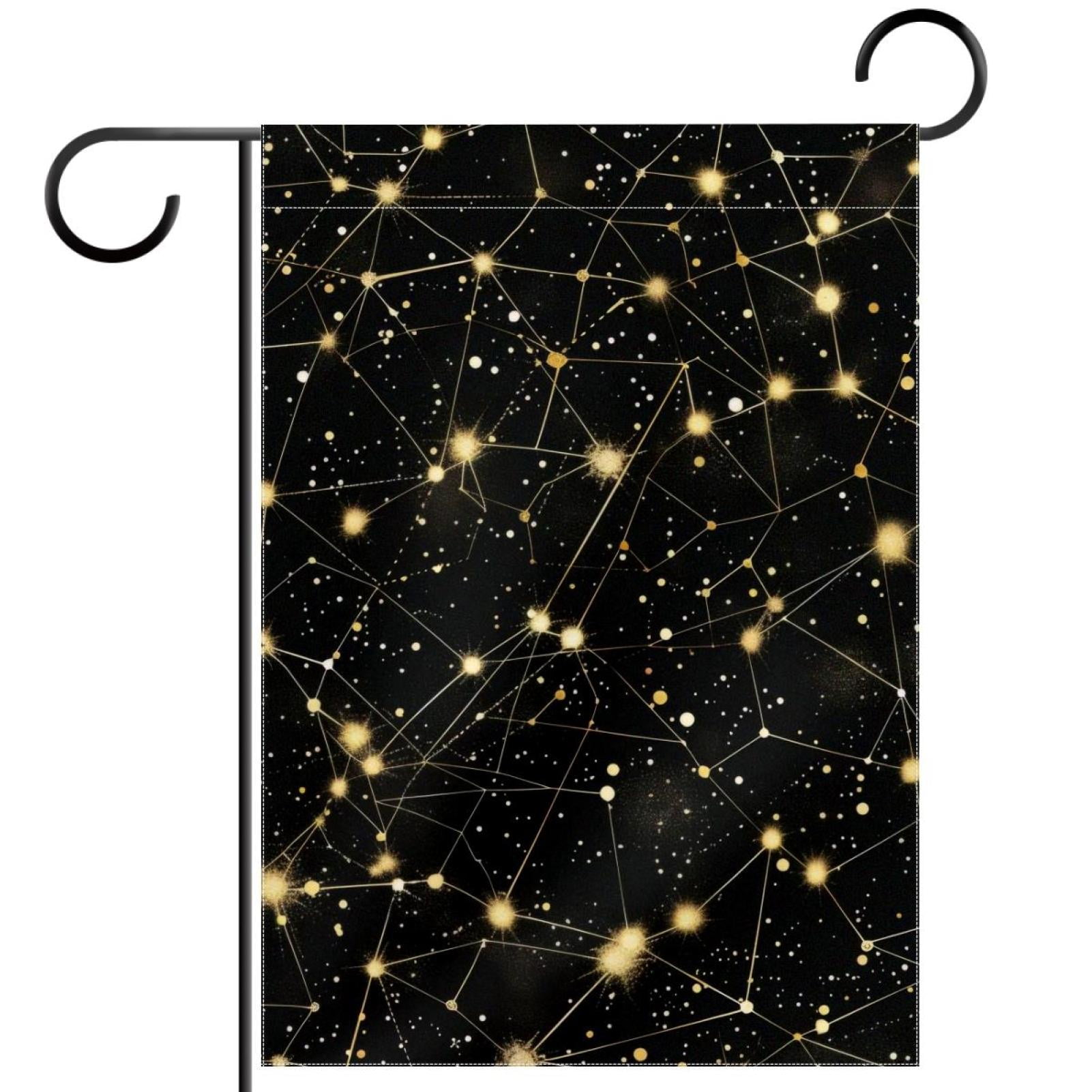 Galaxy Space Constellations Welcome Garden Flags, 12 x 18 Inch Double ...
