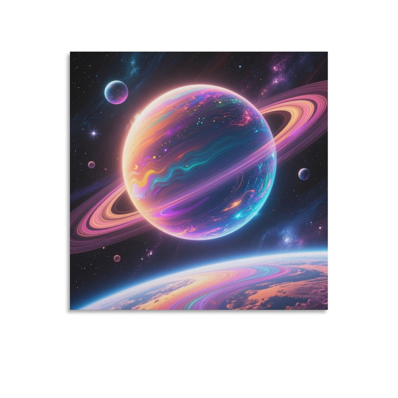 Galaxy Space Universe Planet Poster (58) Painting On Canvas Wall Art ...