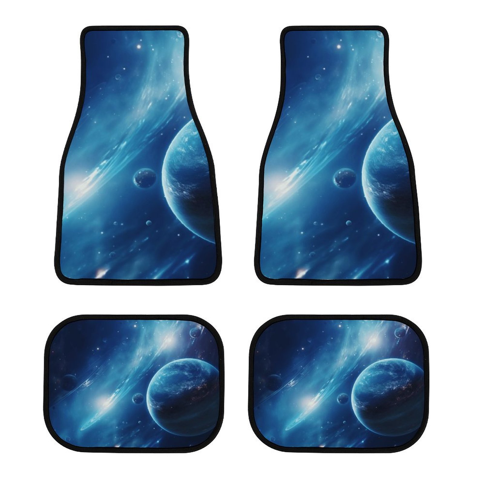 Galaxy Star Outer Space Carpet Car Floor Mats, Fit for Sedan, SUVs ...