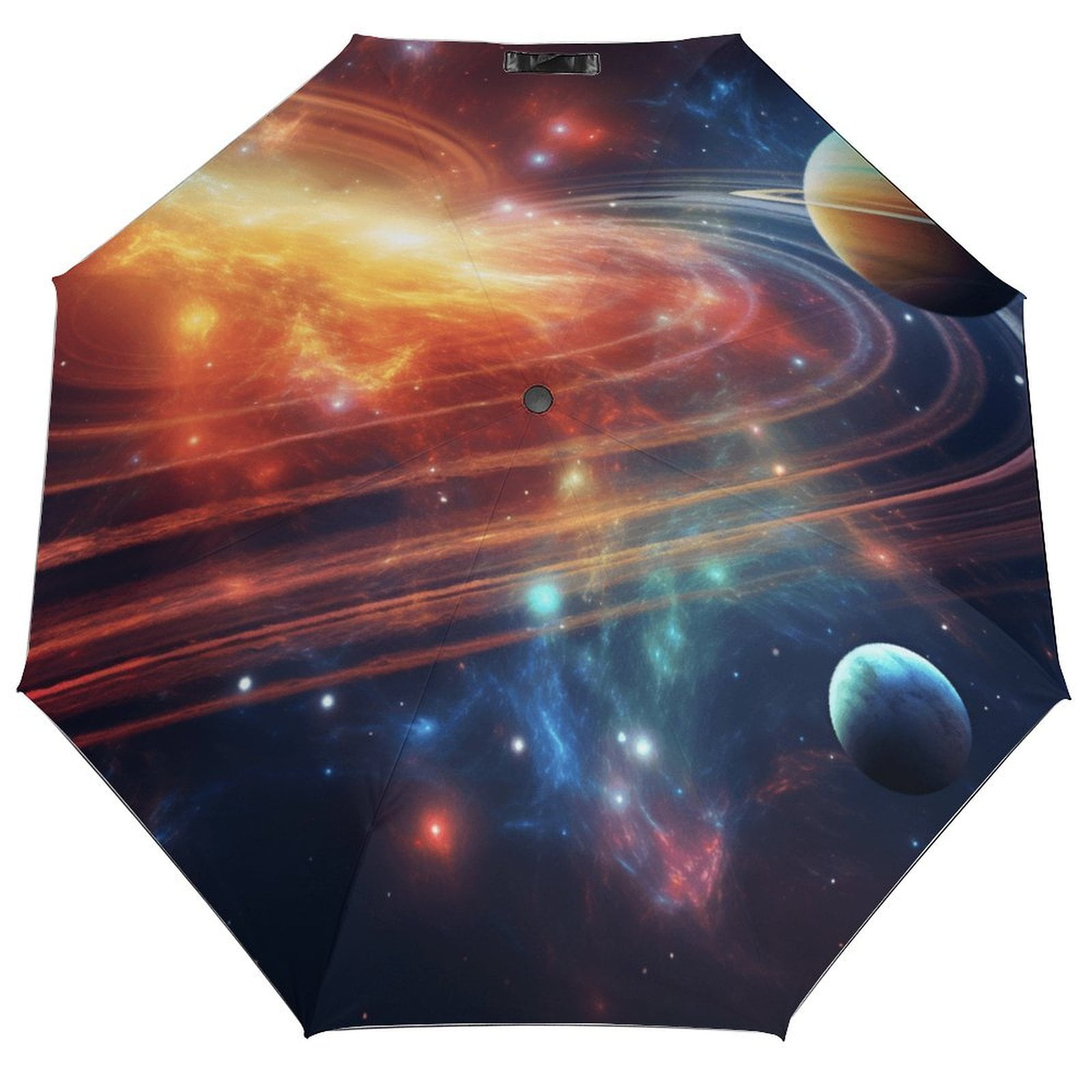 Galaxy Star Outer Space Repel Umbrella Windproof Travel Umbrellas for ...