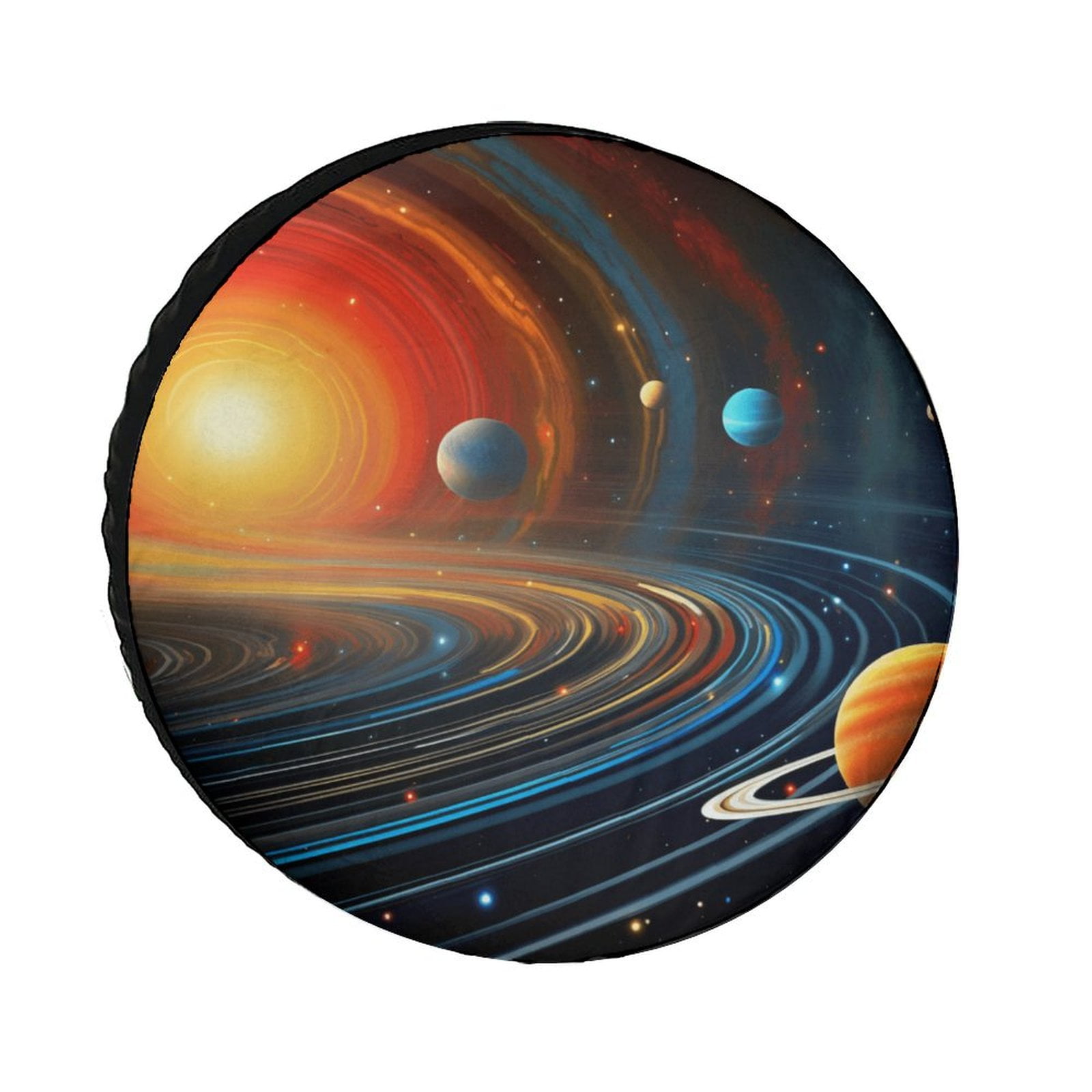 Galaxy Star Outer Space Spare Tire Cover, Weather Resistant Vinyl Wheel ...