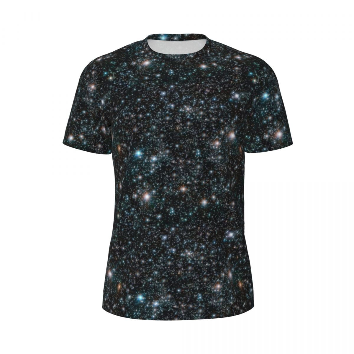 Galaxy Star Print Gym T-Shirt Nebula Planets Stars Popular T-Shirts Man ...
