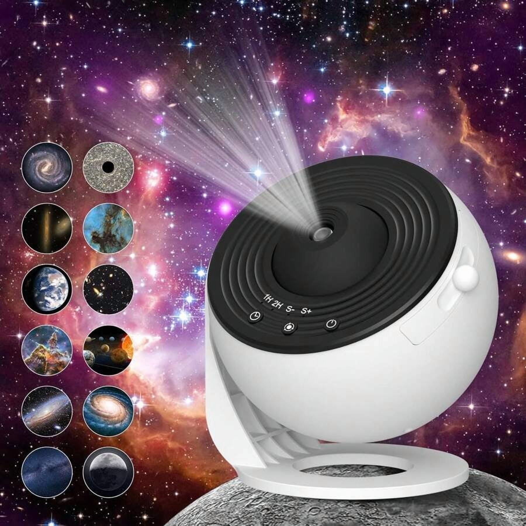 Galaxy Star Projector with 13 Interchangeable Discs - HD 360 ° Rotating ...