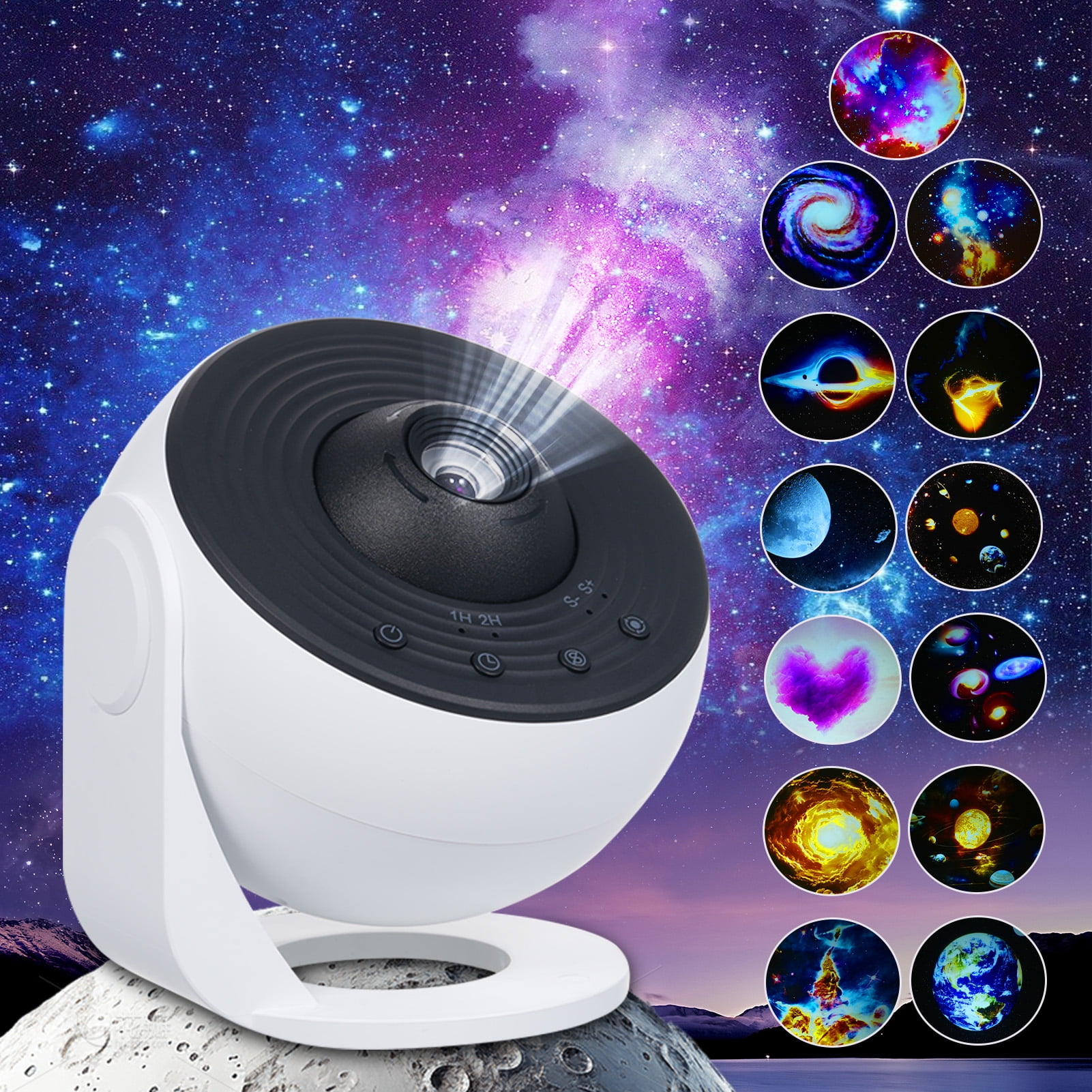 Kisdream Galaxy Projector, 13-in-1 HD Star Projector, Adjustable Focus ...
