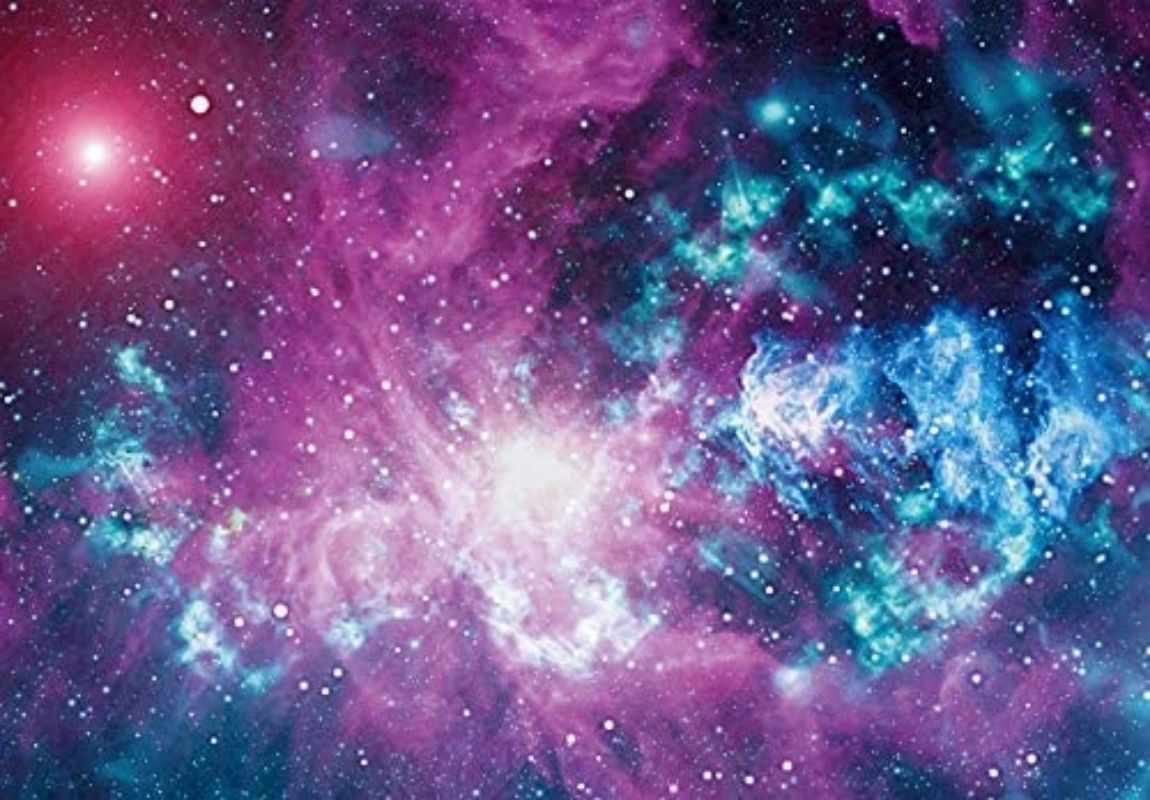 Galaxy Stars Backdrop Starry Night Sky Outer Space Universe Nebula ...