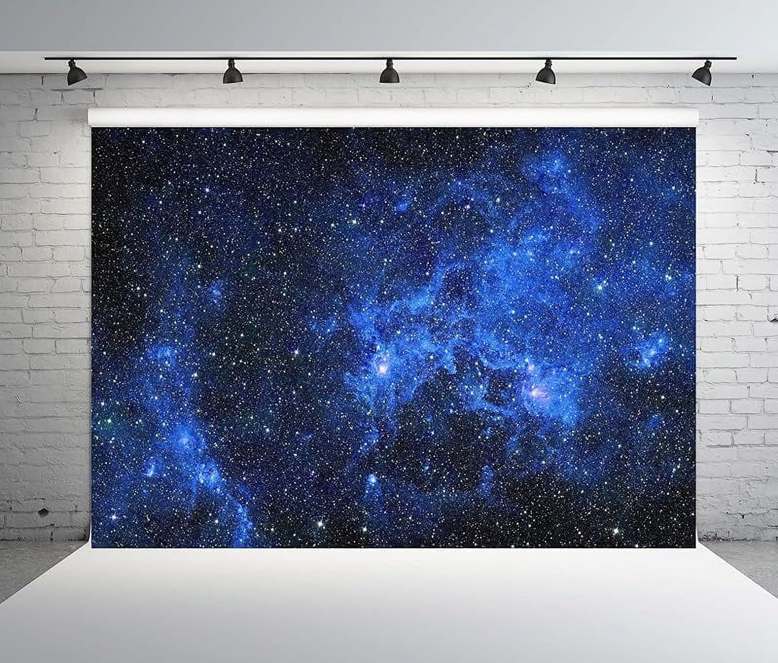 Galaxy Stars Backdrop Starry Night Sky Outer Space Galaxy Backdrop ...