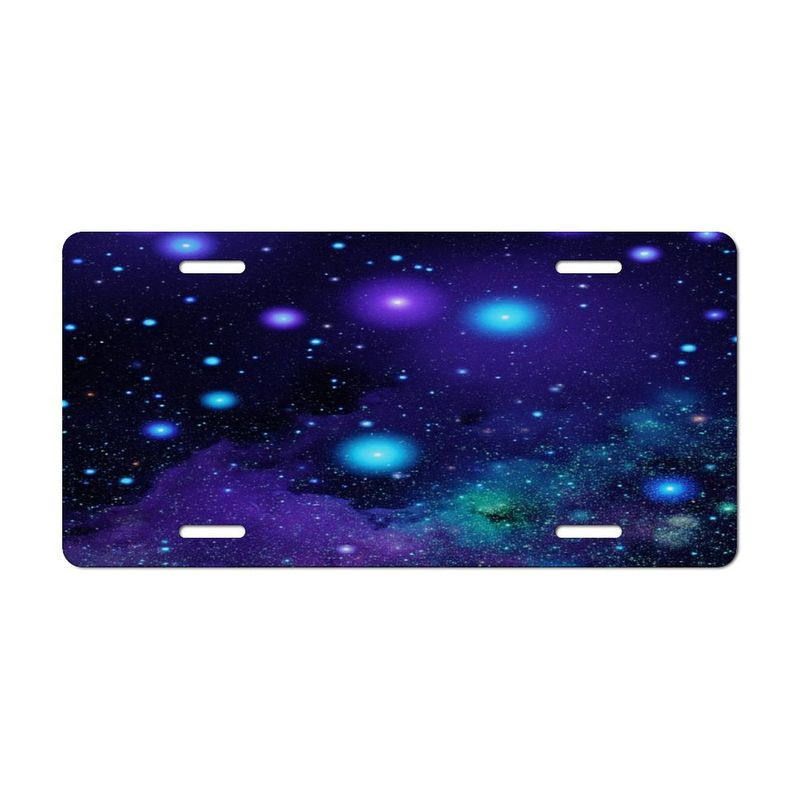 Galaxy Stars Nebula Art Car Decorative Front License Plate,Vanity Tag ...