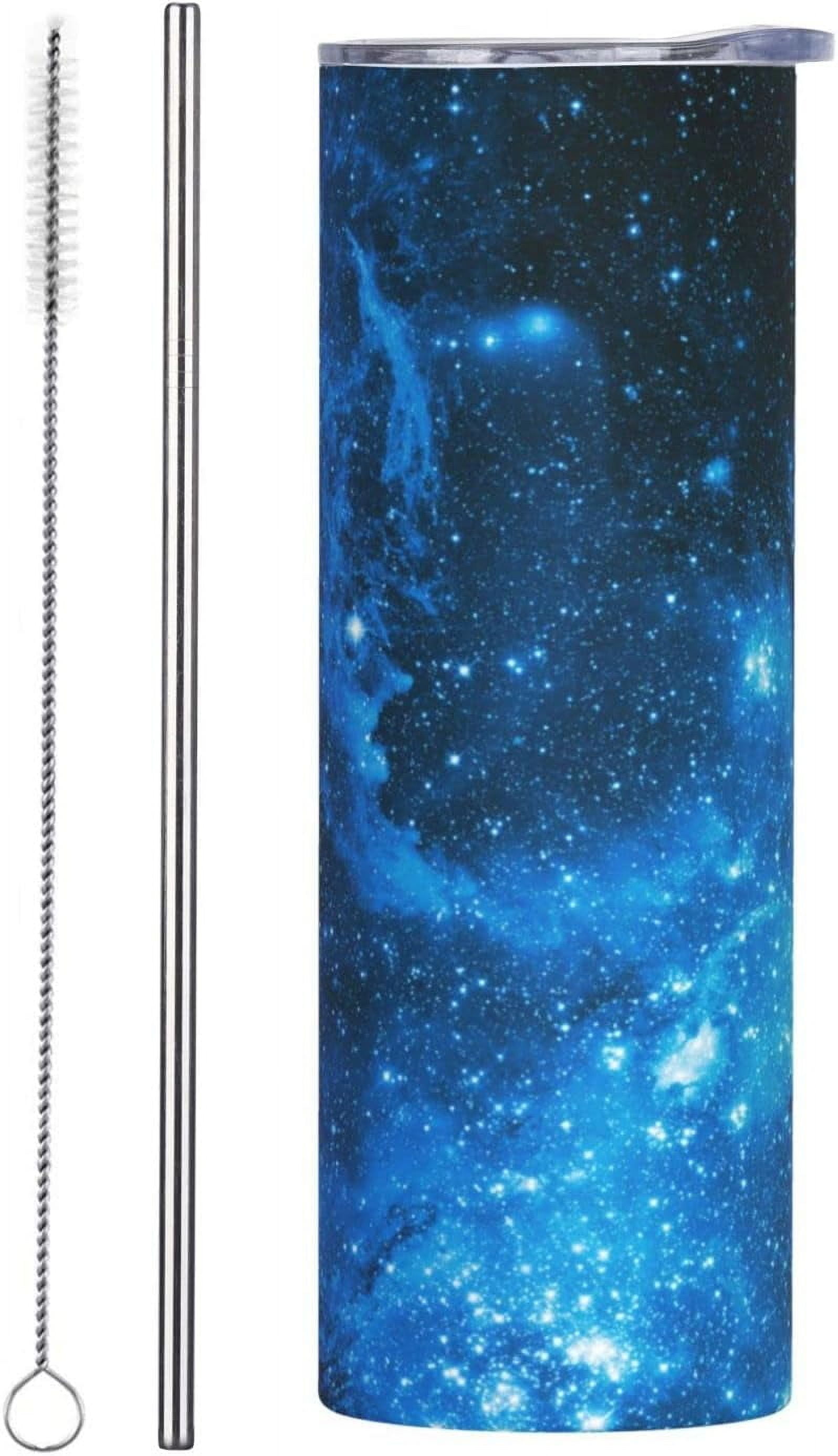 Galaxy Stars Nebula Space Tumbler Cup 20 oz, Stainless Steel Mug Vaccum ...