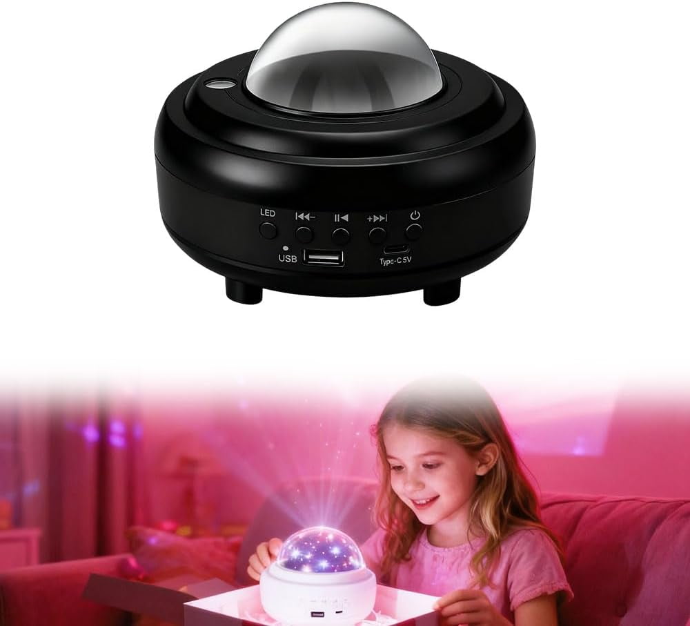 Galaxy Stars Projector with Bluetooth Speaker, High End Star Projector ...