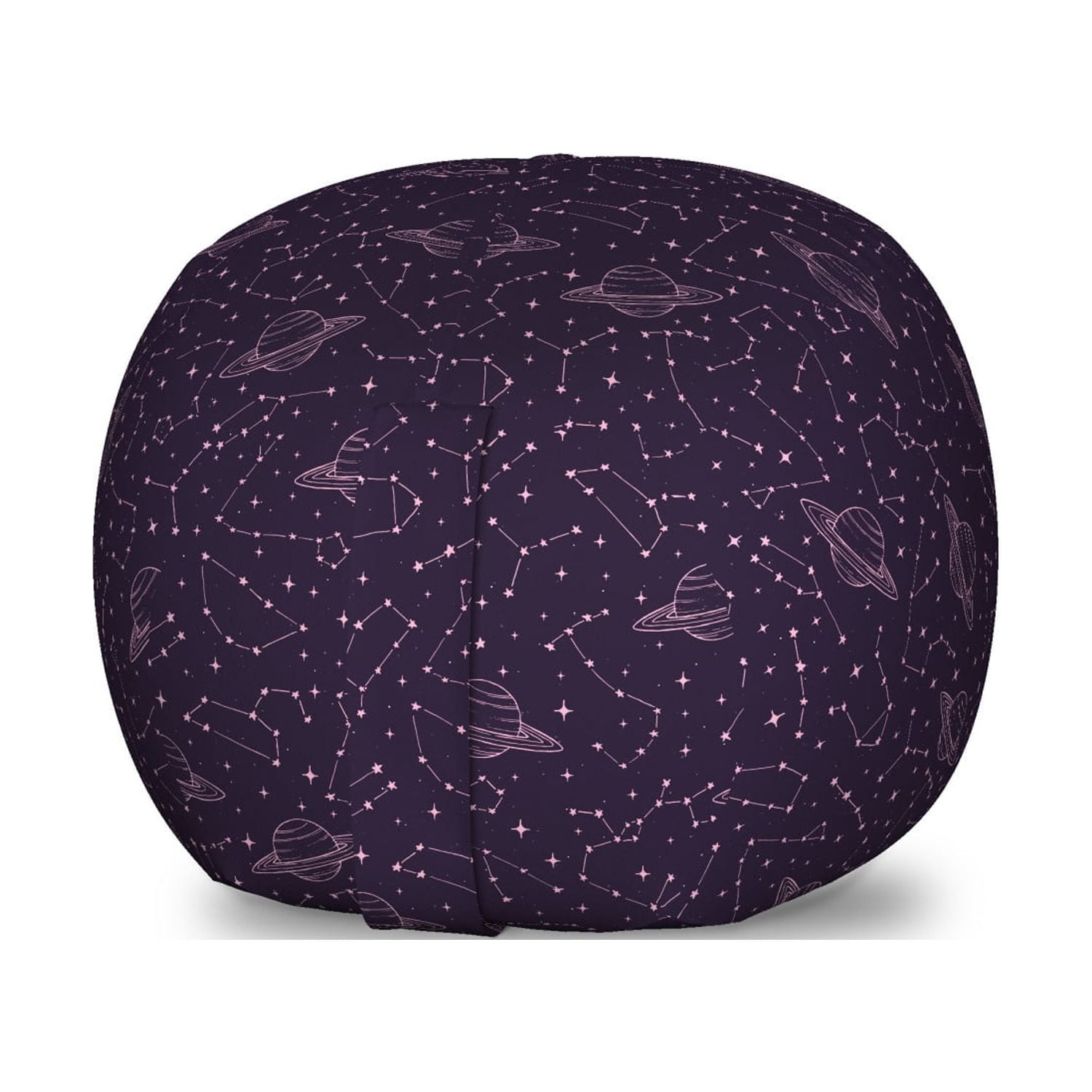 Galaxy Storage Toy Bag Chair, Zodiac Constellations Along Planets ...