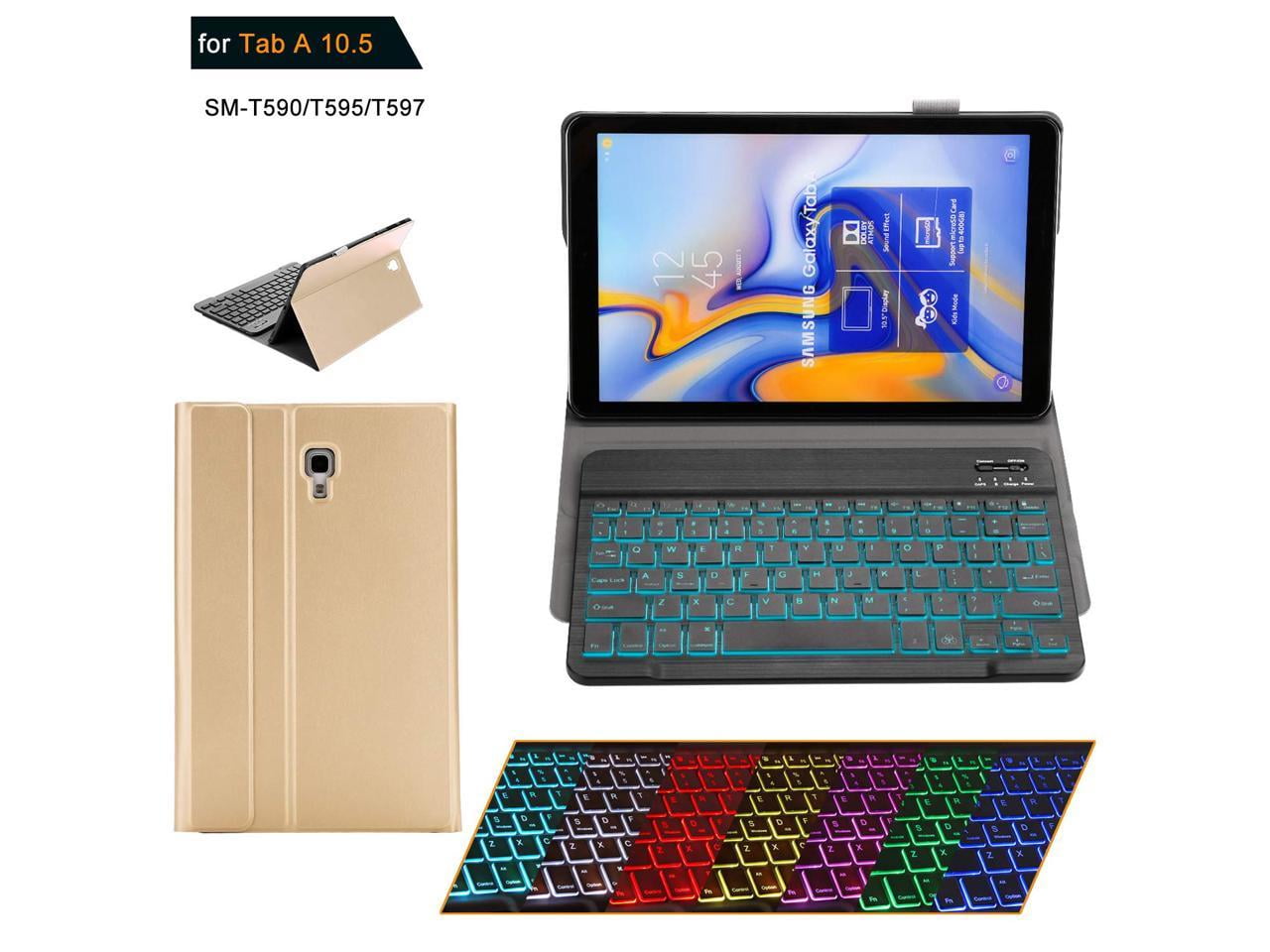 Galaxy Tab A 10.5 Keyboard Case - 2018 Model SM-T590 / T595 / T597 ...