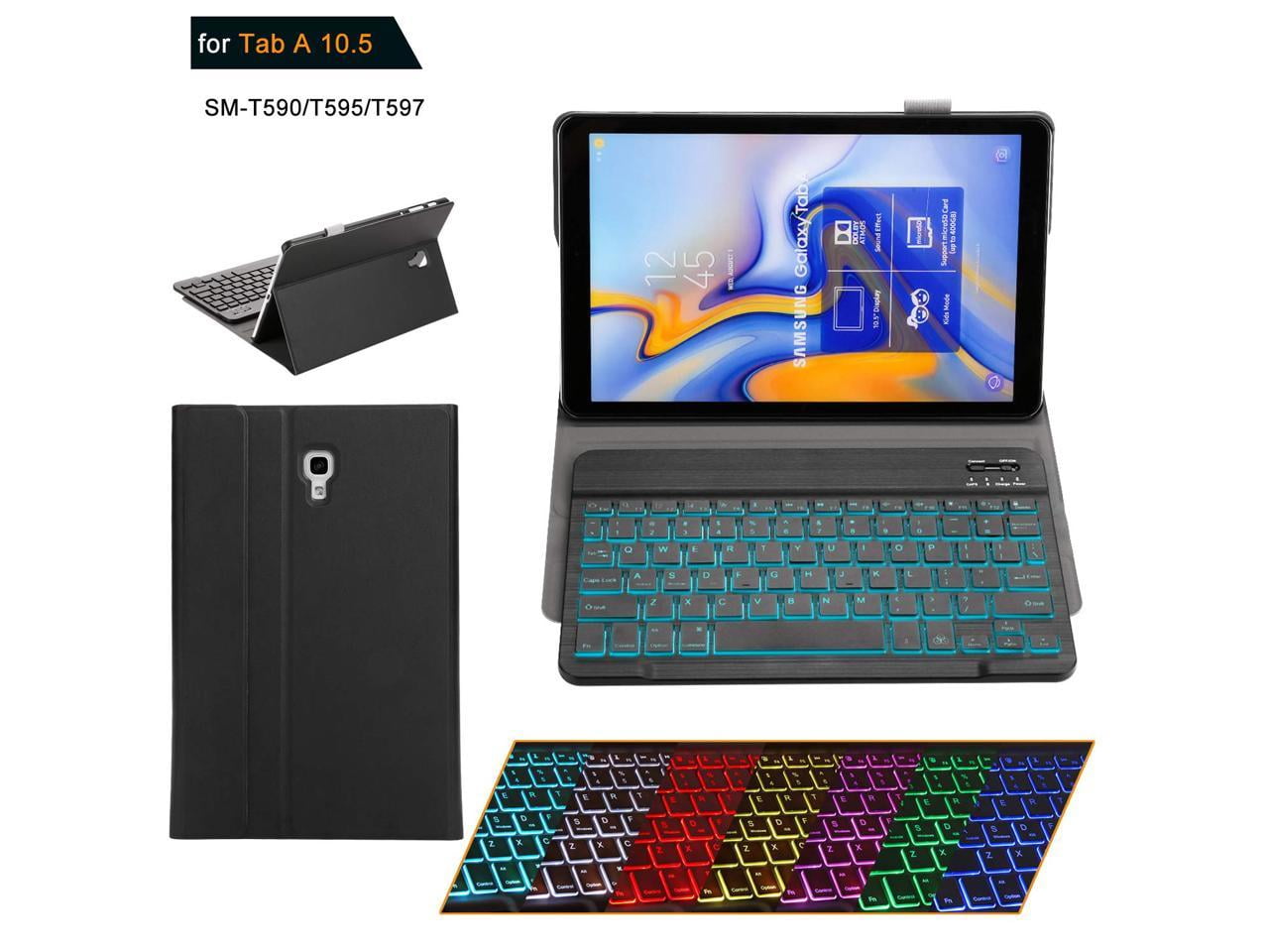 Galaxy Tab A 10.5 Keyboard Case - 2018 Model SM-T590 / T595 / T597 ...