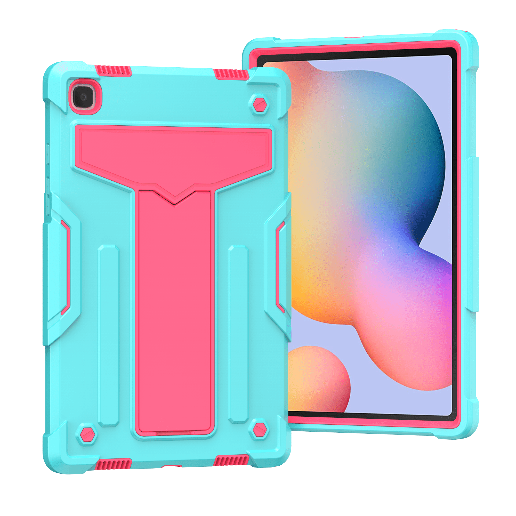 Galaxy Tab A7 10.4" Case SM-T500 T505, Alltyech Hybrid Dual Layers ...