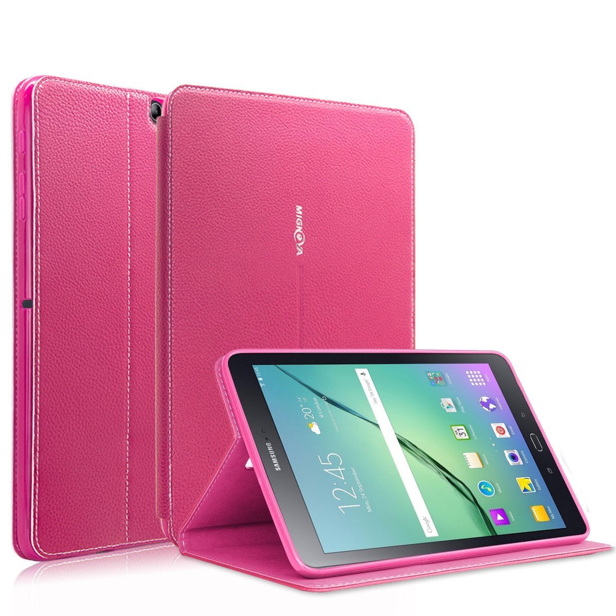 Galaxy Tab S2 8.0 inch Tablet T710 Case- Mignova Synthetic Leather Stand Folio Wallet TPU Back ...