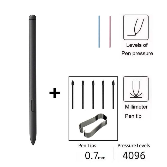 Galaxy Tab S6 Lite Pen Replacement + 5 Pen Tips for Samsung Galaxy Tab ...