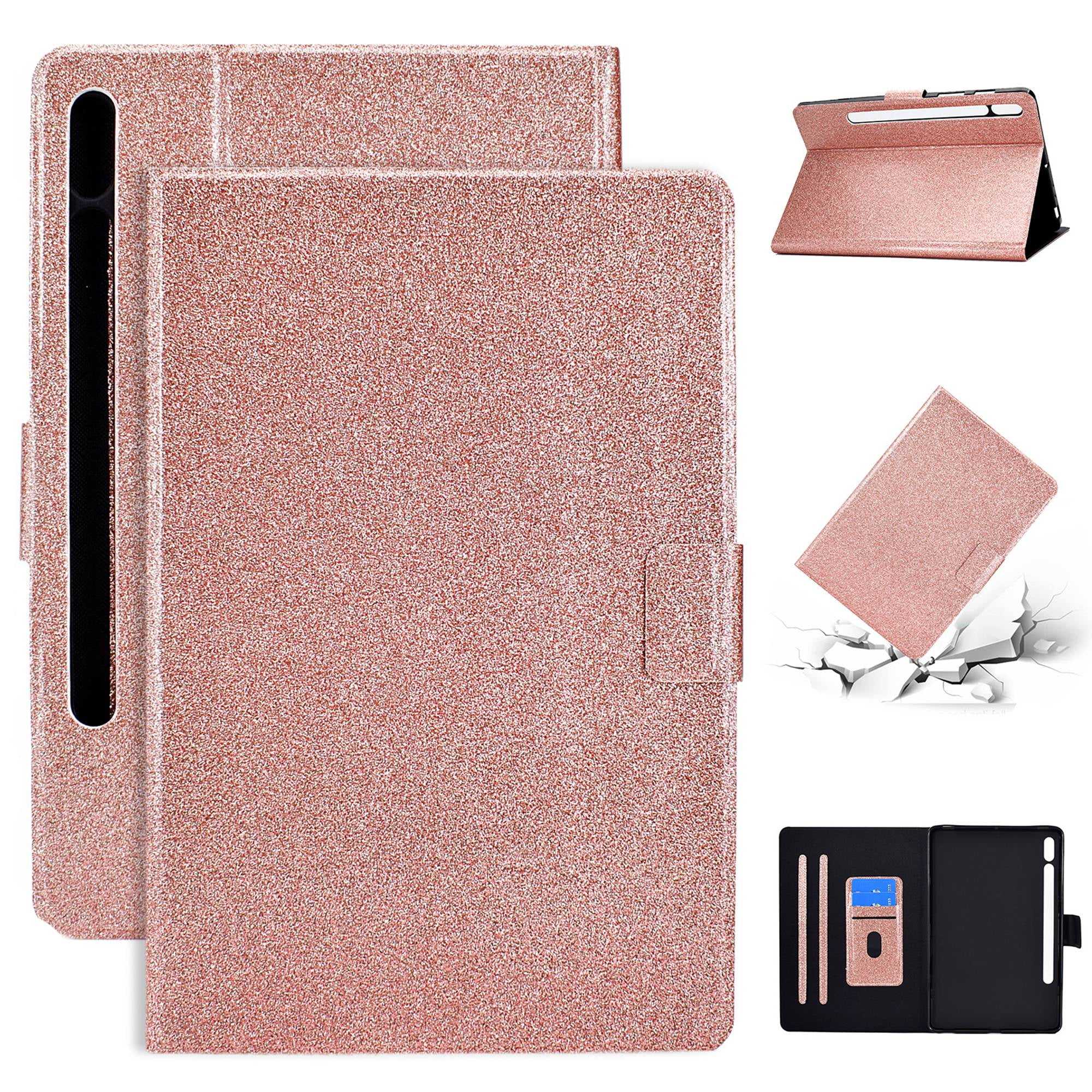 Galaxy Tab S7 2020 Case, Dteck Glitter Sparkle PU Leather Folio Case ...