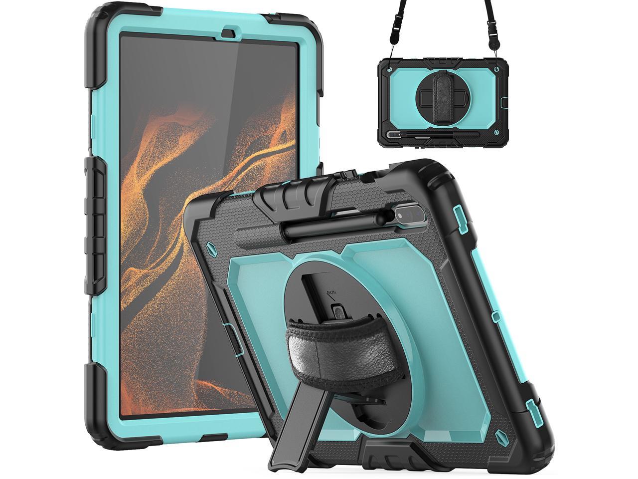 Galaxy Tab S8 2022 / Tab S7 2020 11 Inch Case (SM-X700/706/T870/T875) with S Pen Holder, Rugged ...
