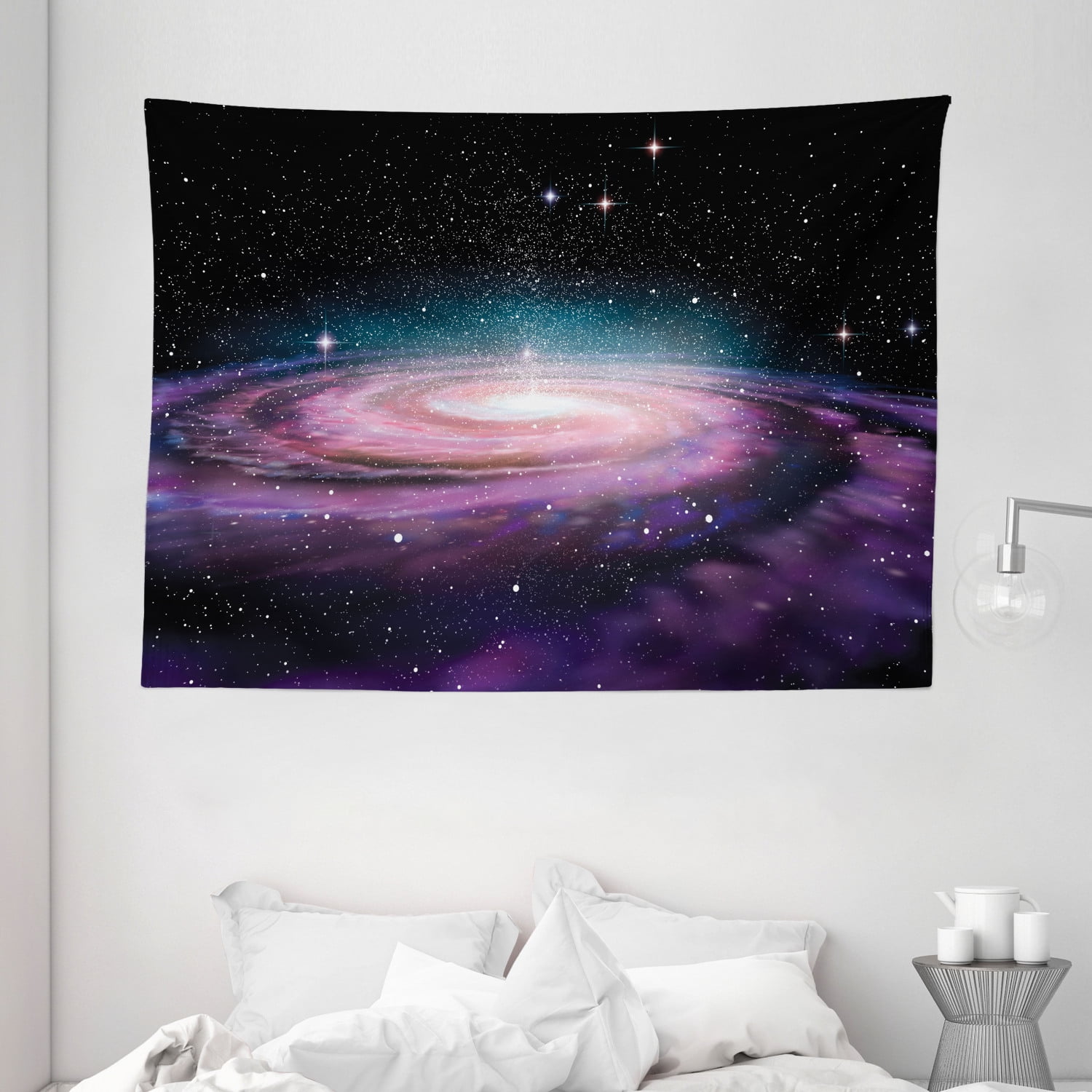 Galaxy Tapestry, Spiral Galaxy in Outer Space Andromeda Nebula Star ...