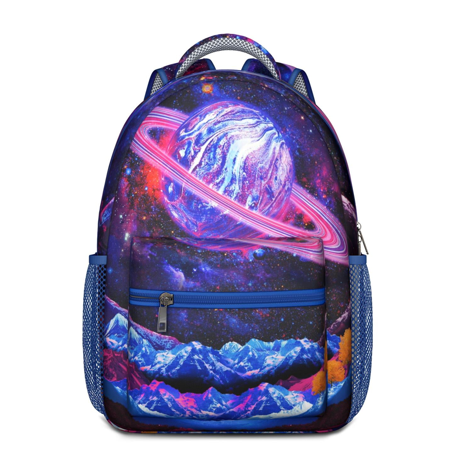 Galaxy Themed Student Backpack - Waterproof & Lightweight with Padded ...