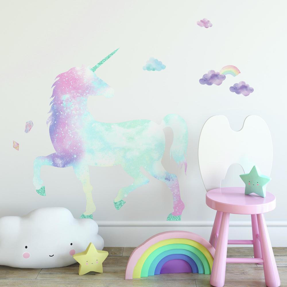 JoJo Siwa Unicorn Wall Decal - Unicorn Wall Decor with 3D Augmented ...