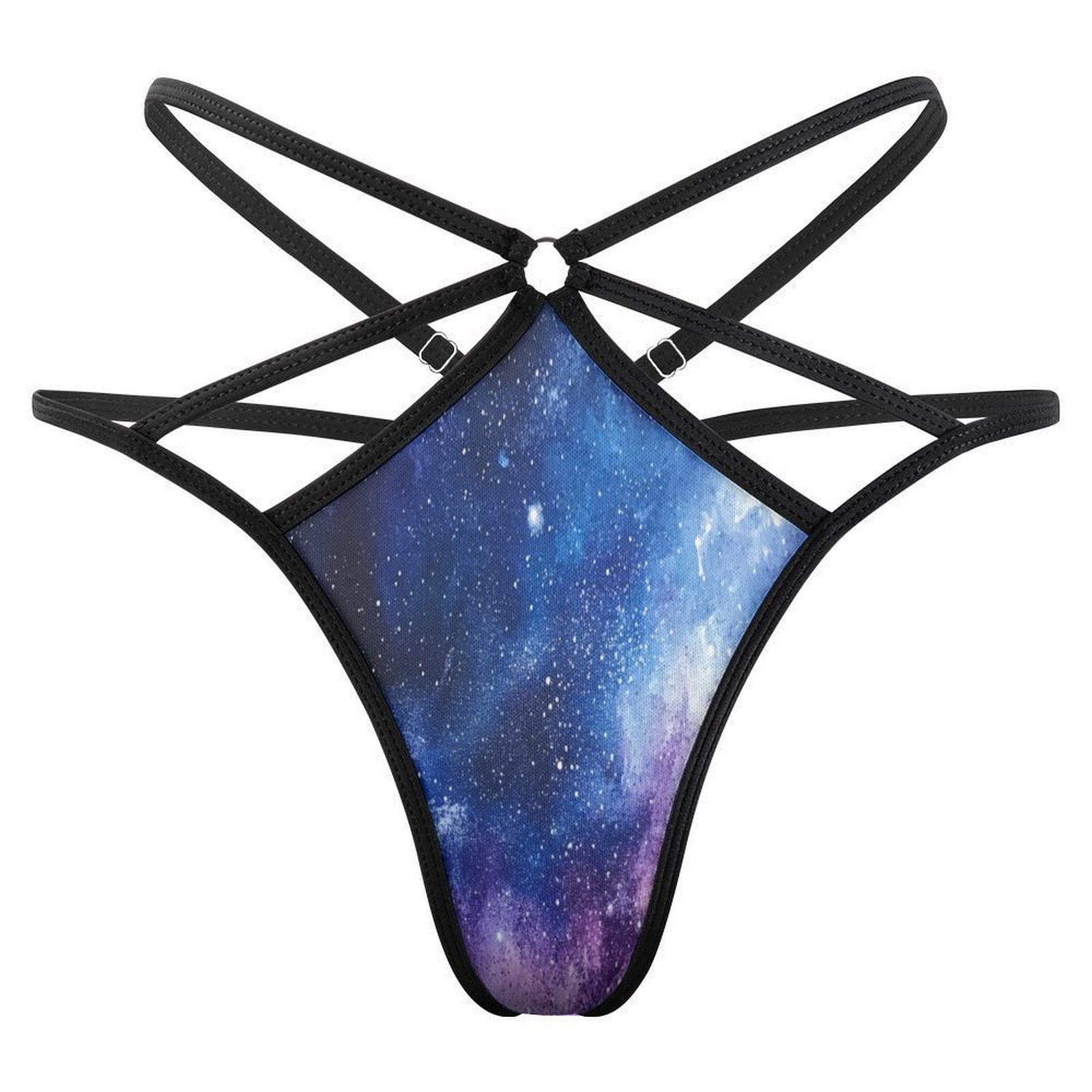 Galaxy Universe Open Type Women's Panties Crotch Opening G-strings ...