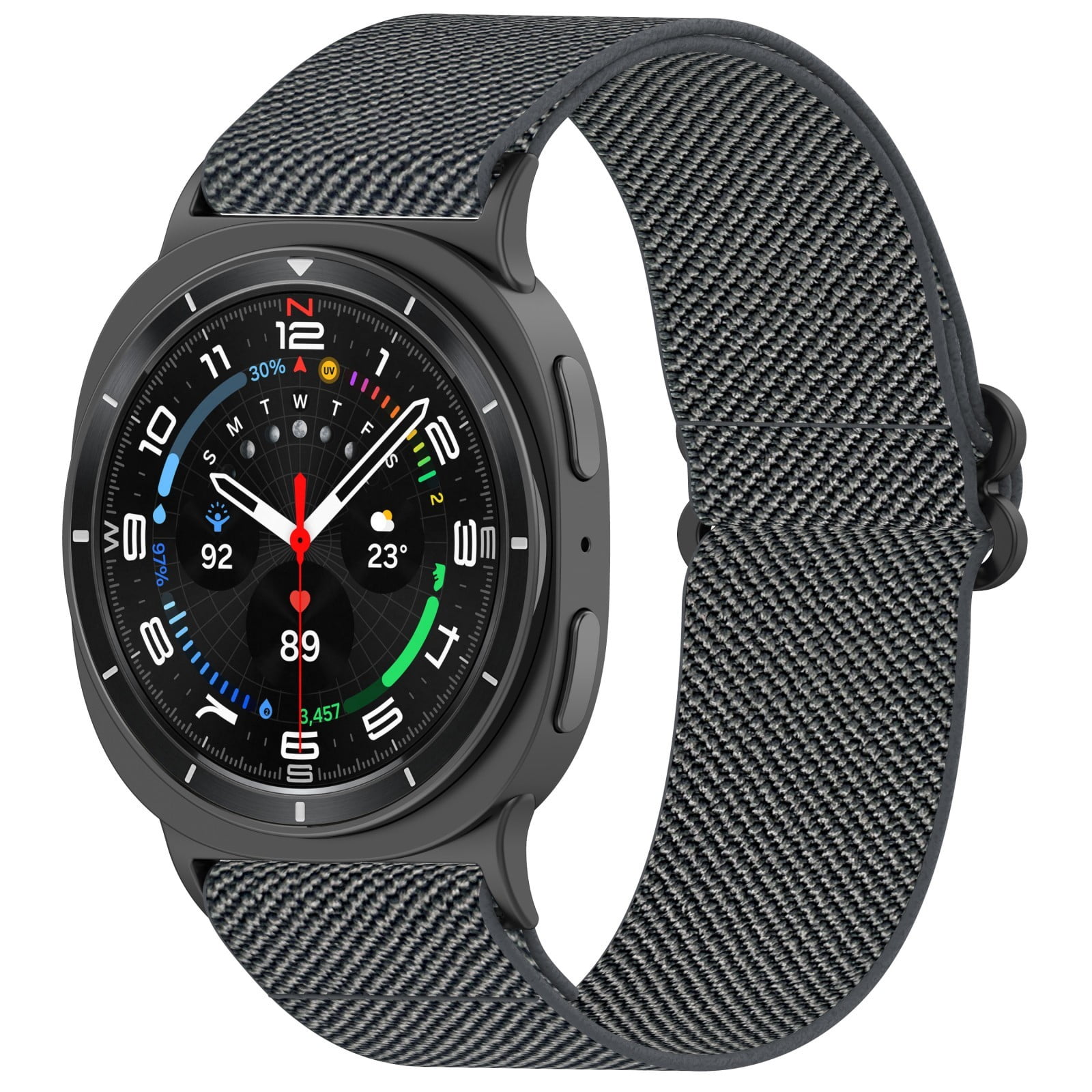 Galaxy Watch 8 Classic Band 40mm 44mm Replacement Strap Elastic Nylon ...