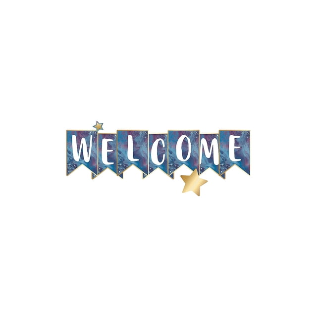 Carson-Dellosa Galaxy Welcome Bulletin Board Set (110436) - Walmart ...
