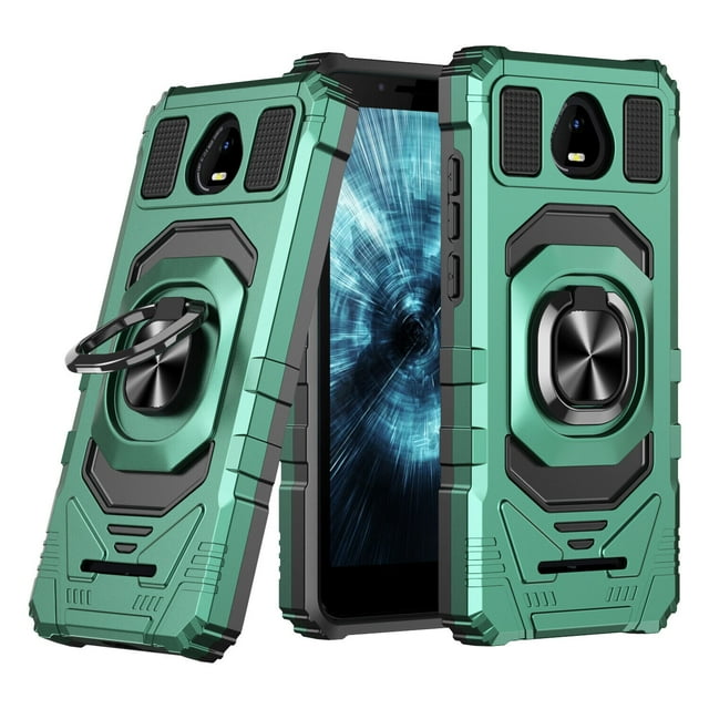 Galaxy Wireless for Boost Mobile SCHOK Volt SV55 Case w/Tempered Glass ...