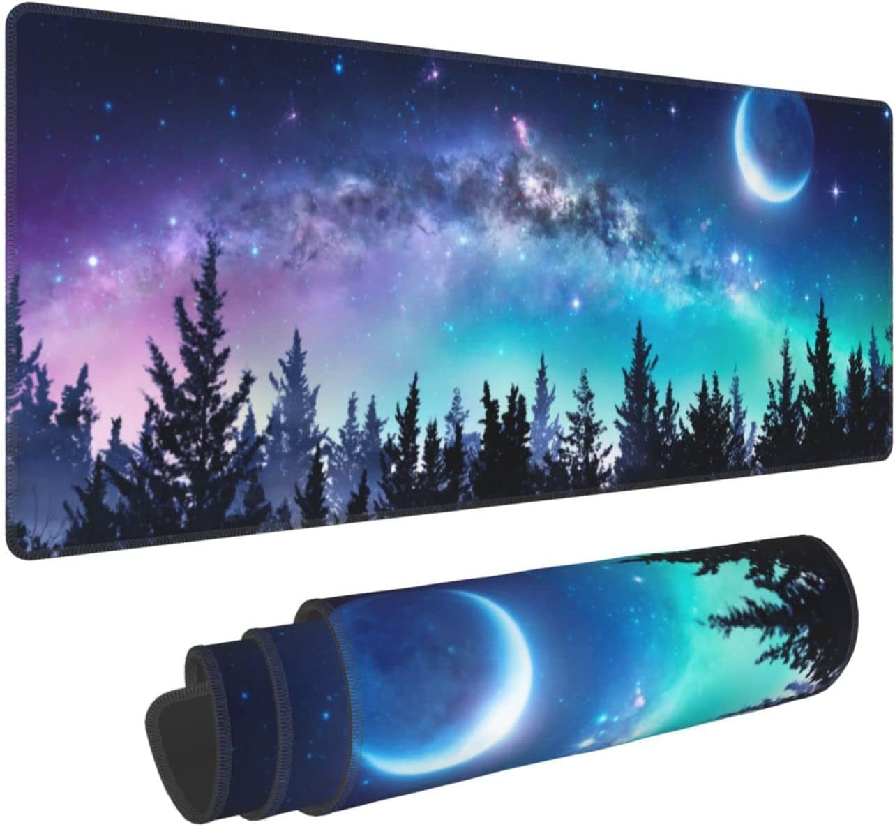 Galaxy XL Large Gaming Mouse Pad, Full Desk Mousepad with Milky Way and ...
