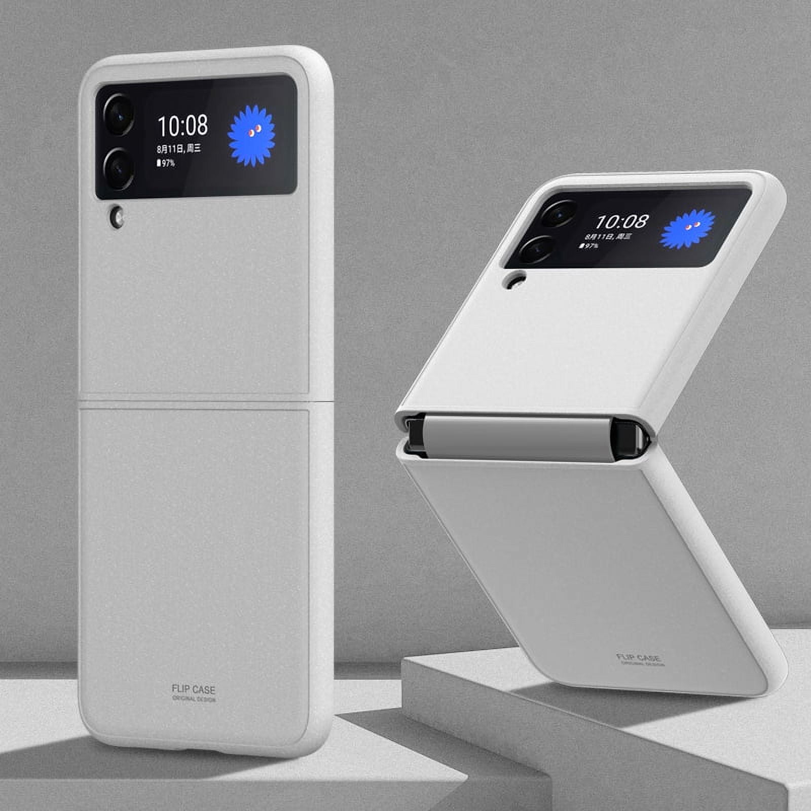 Galaxy Z Flip 3 Case, Slim Thin Lightweight Hard PC Back Cover ...