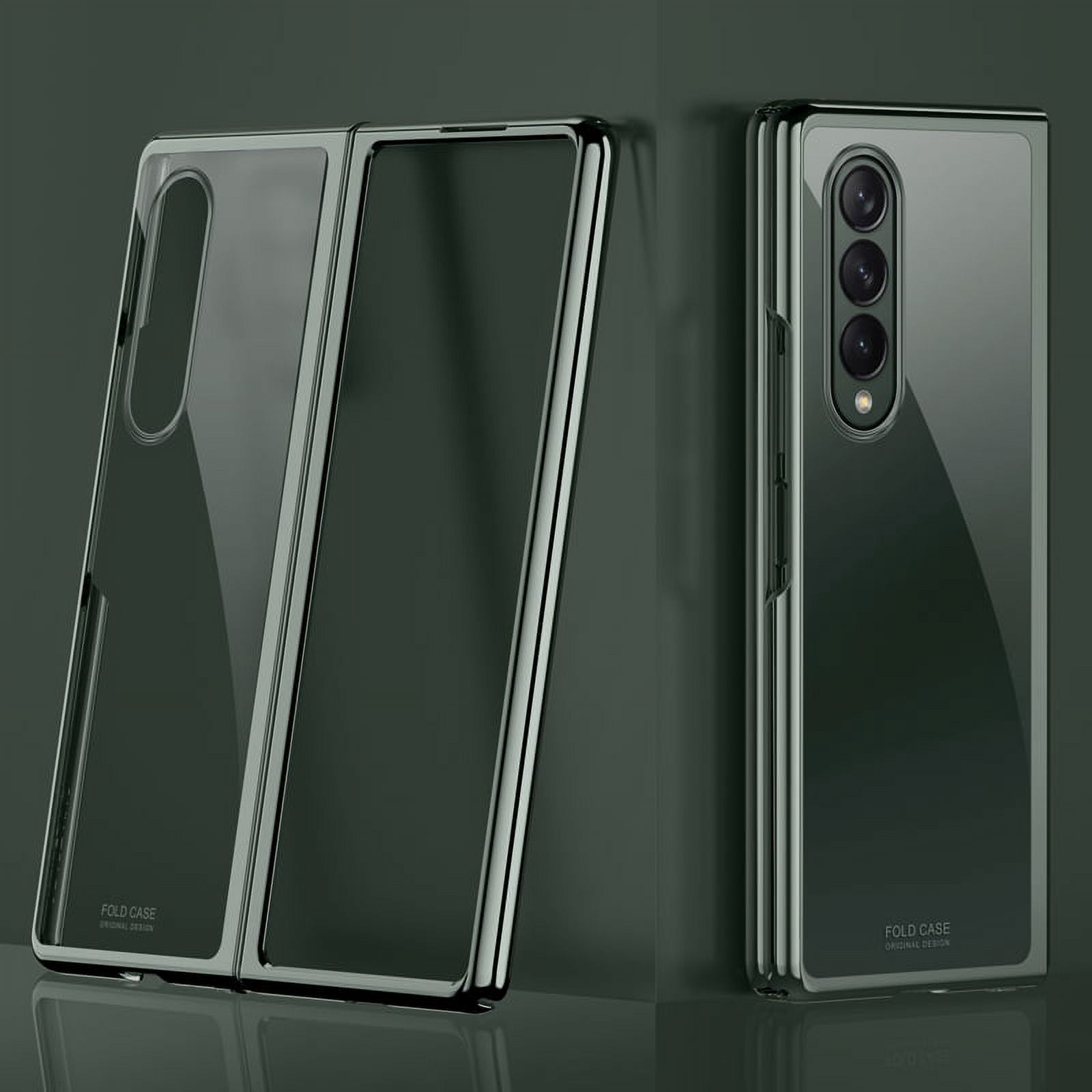 Galaxy Z Fold 3 Case, Slim Thin Shookproof Folding Non-Yellowing Anti ...
