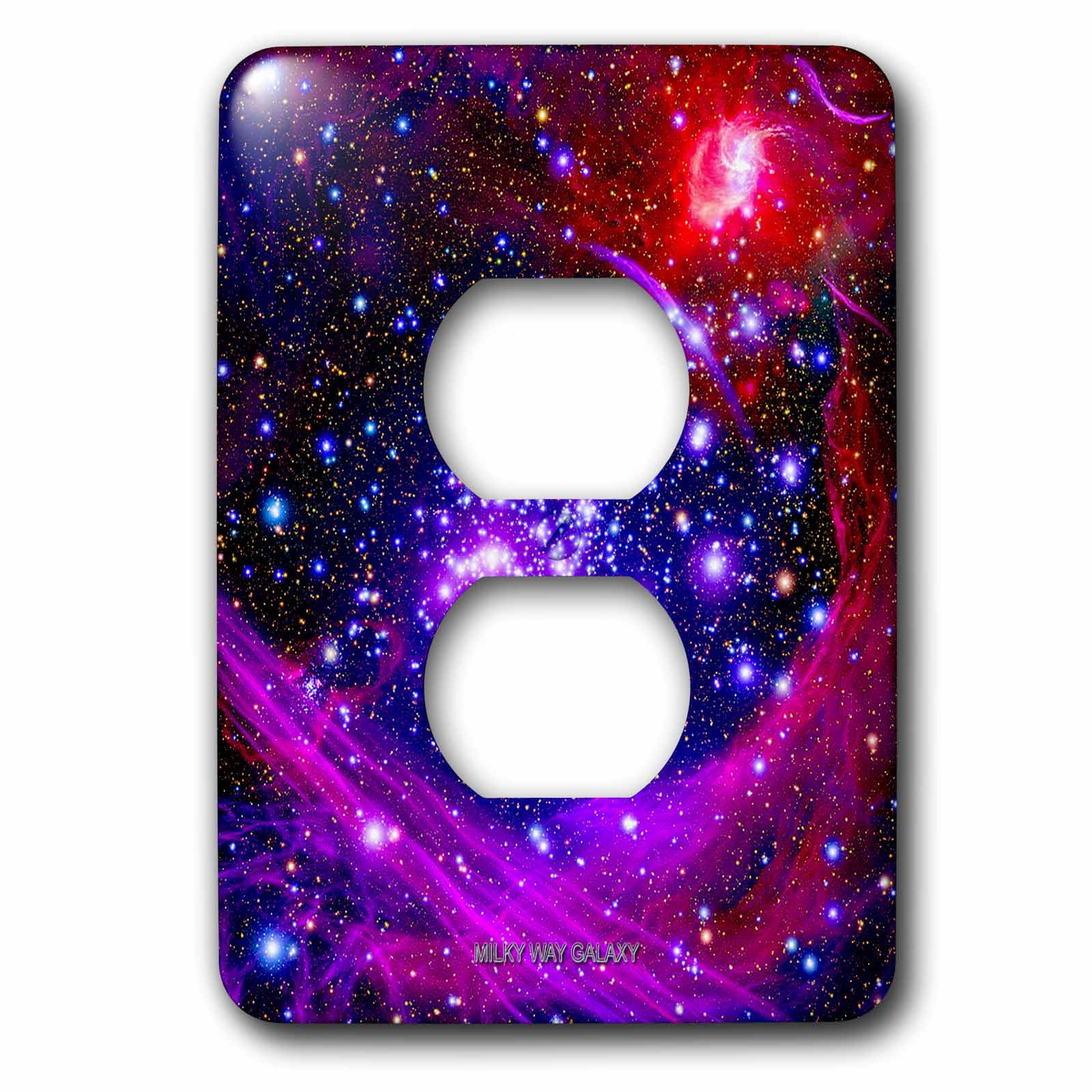 Galaxy and Nebula - Milky Way Galaxy 2 plug outlet cover lsp-76827-6 ...