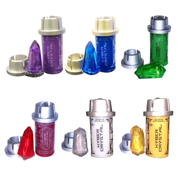 Star Wars Galaxy's Edge Kyber Crystals 6-in-1 Set - 6 Colors - Walmart.com