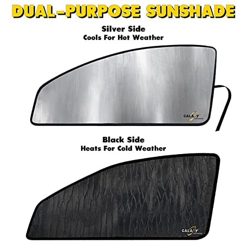 GalaxyAutoShield Custom Fit Front Side Sunshades (2pcs) for 2021 2022 ...