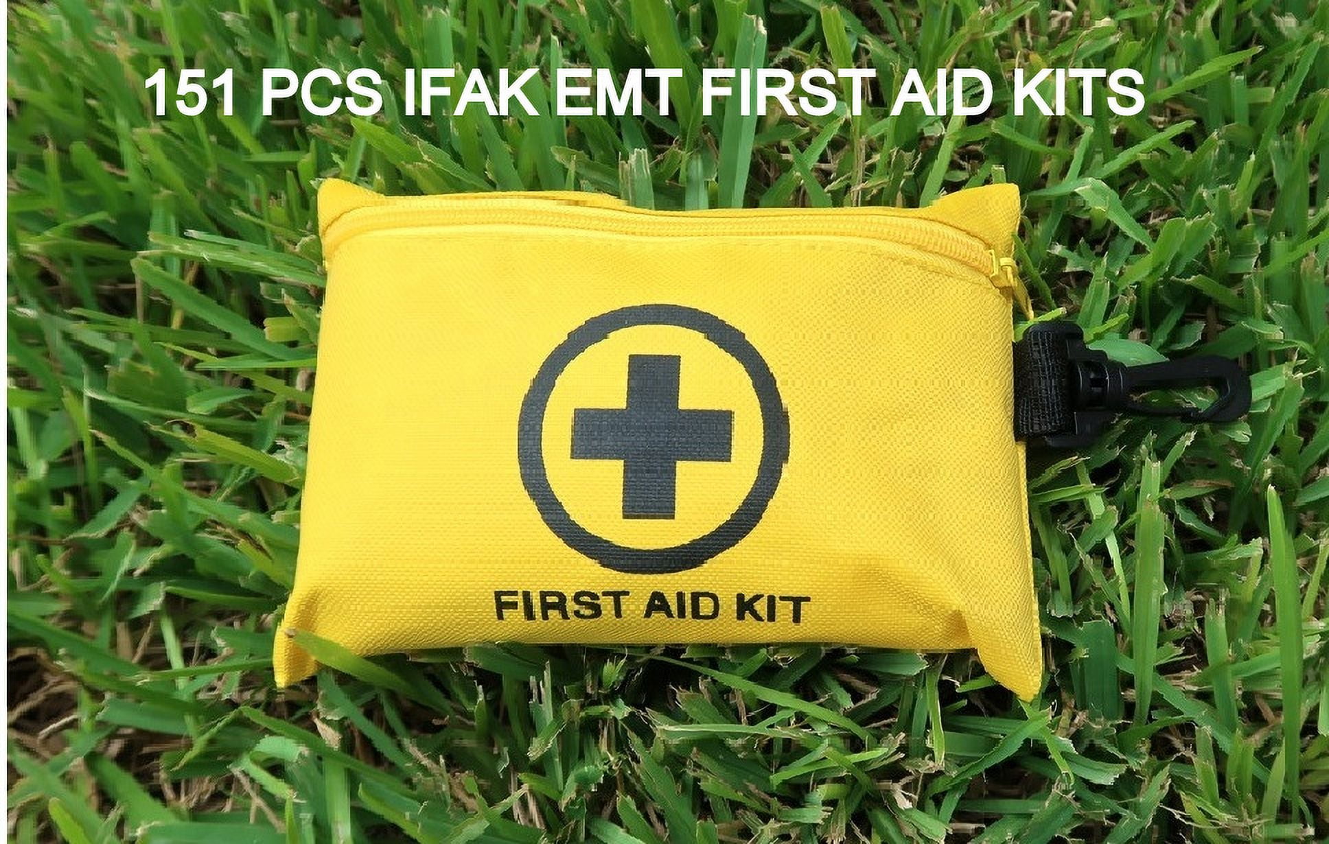 Galaxylense 151 Pcs First Aid Kits Small For Survival Emergency Trauma ...