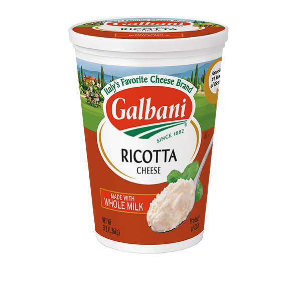 Galbani Professionale Whole Milk Deli Ricotta Cheese, 48 Ounce -- 6 per ...