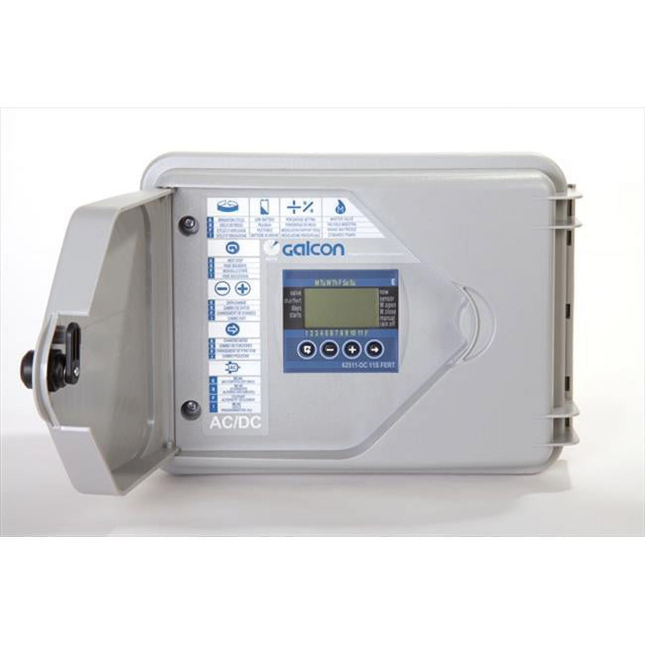 Galcon 625112F DC-11S 11 Station Irrigation + 1 Station Fertigation ...