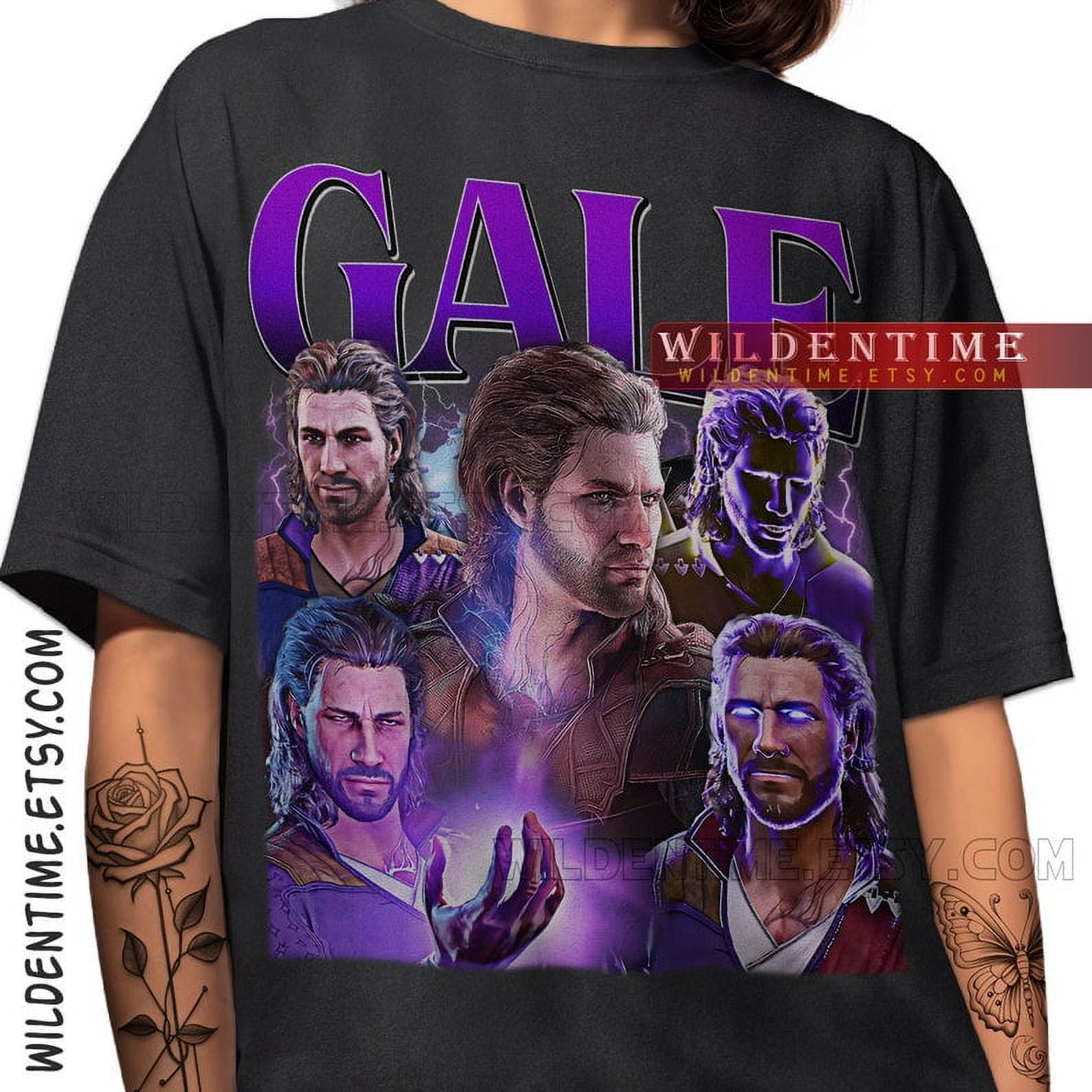 Gale Baldurs Gate 3 Vintage T-Shirt, Gale Baldurs Shirt, Gale Baldurs ...