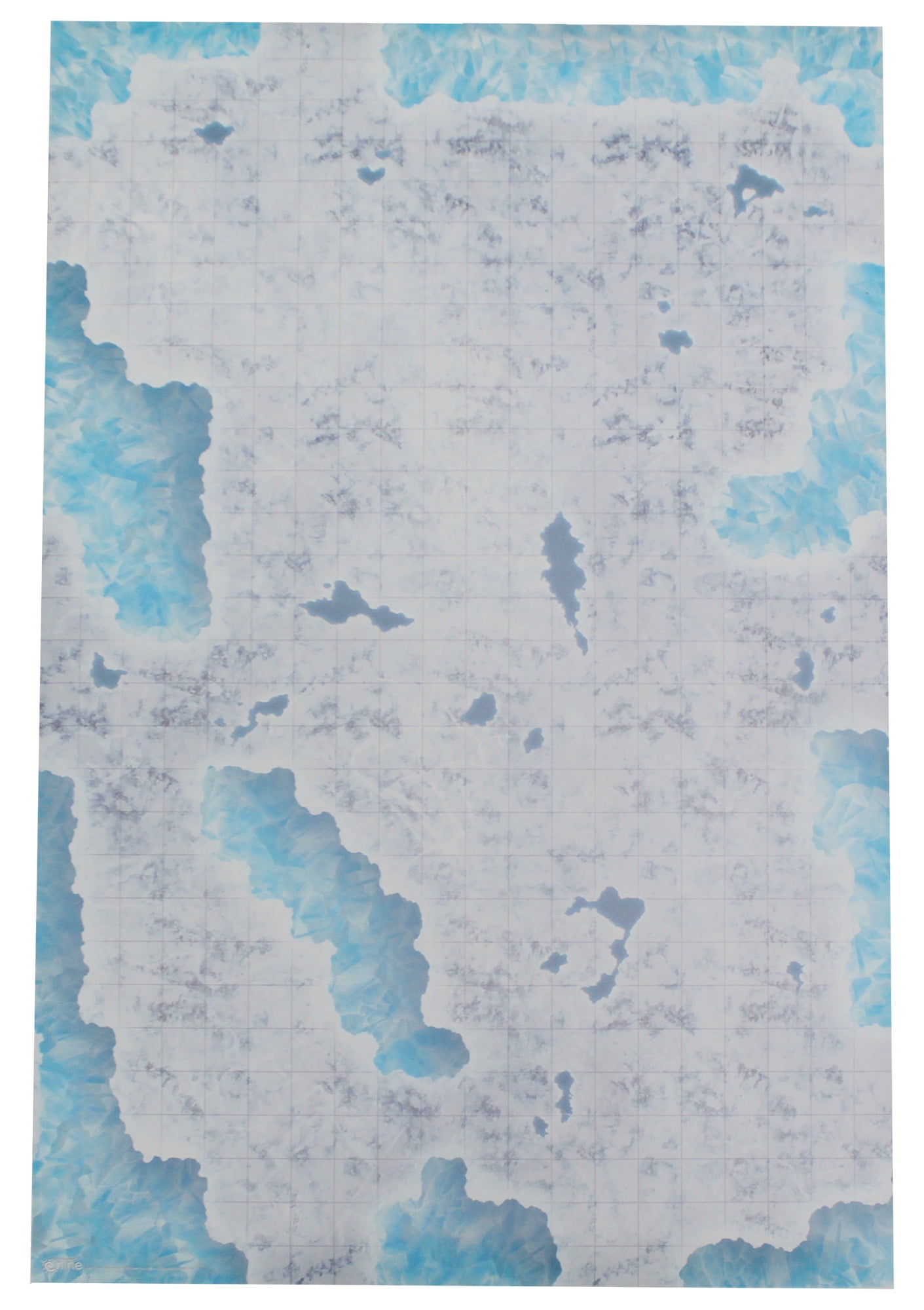 Gale Force Nine Caverns of Ice Map 20" x 30" New - Walmart.com