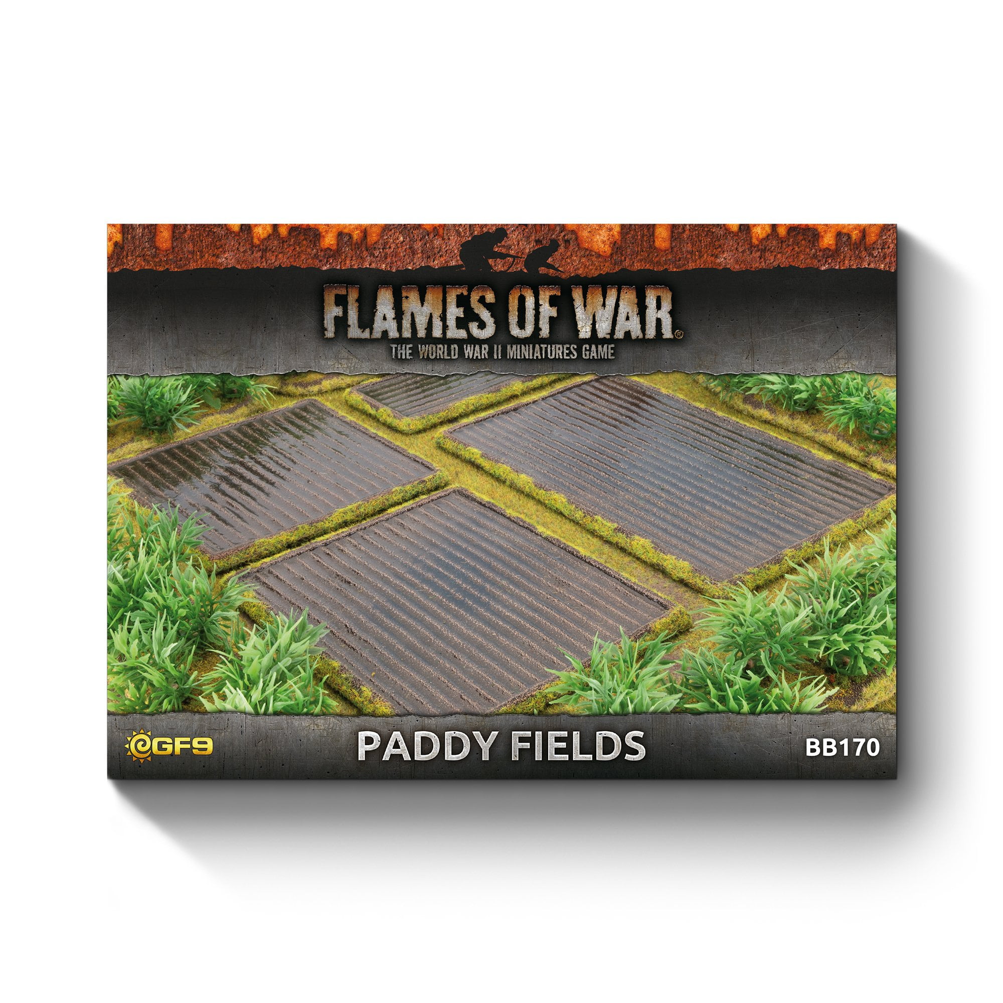 Flames of War: Battlefield in a Box: Paddy Fields - Walmart.com